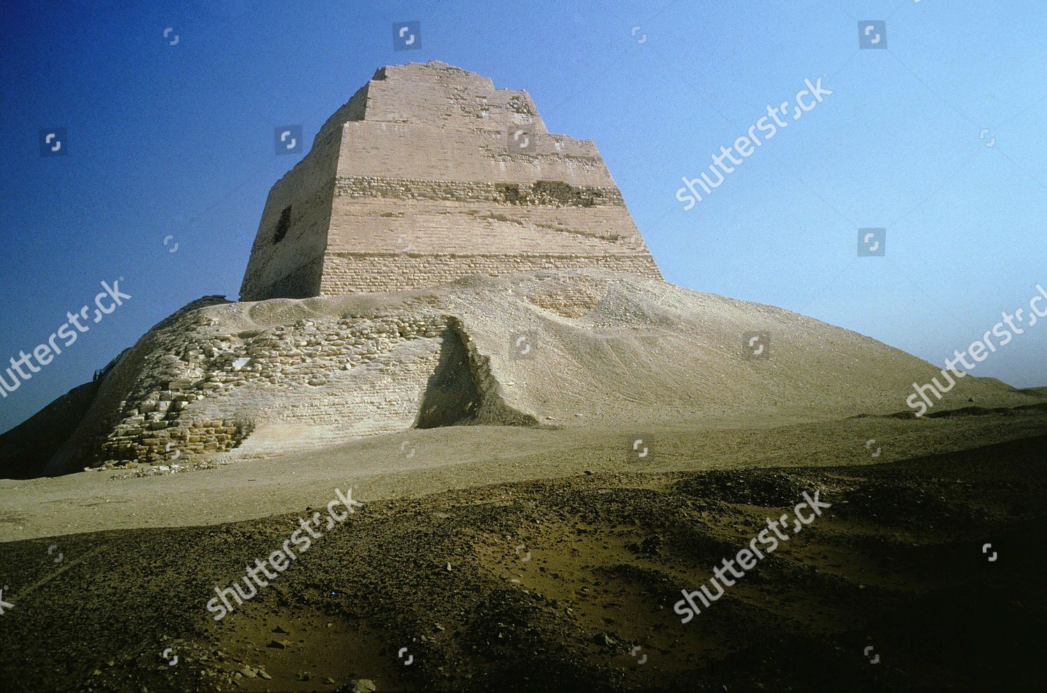 Pyramid Meidum 2stepped Tower 3rd Dynasty Editorial Stock Photo - Stock ...