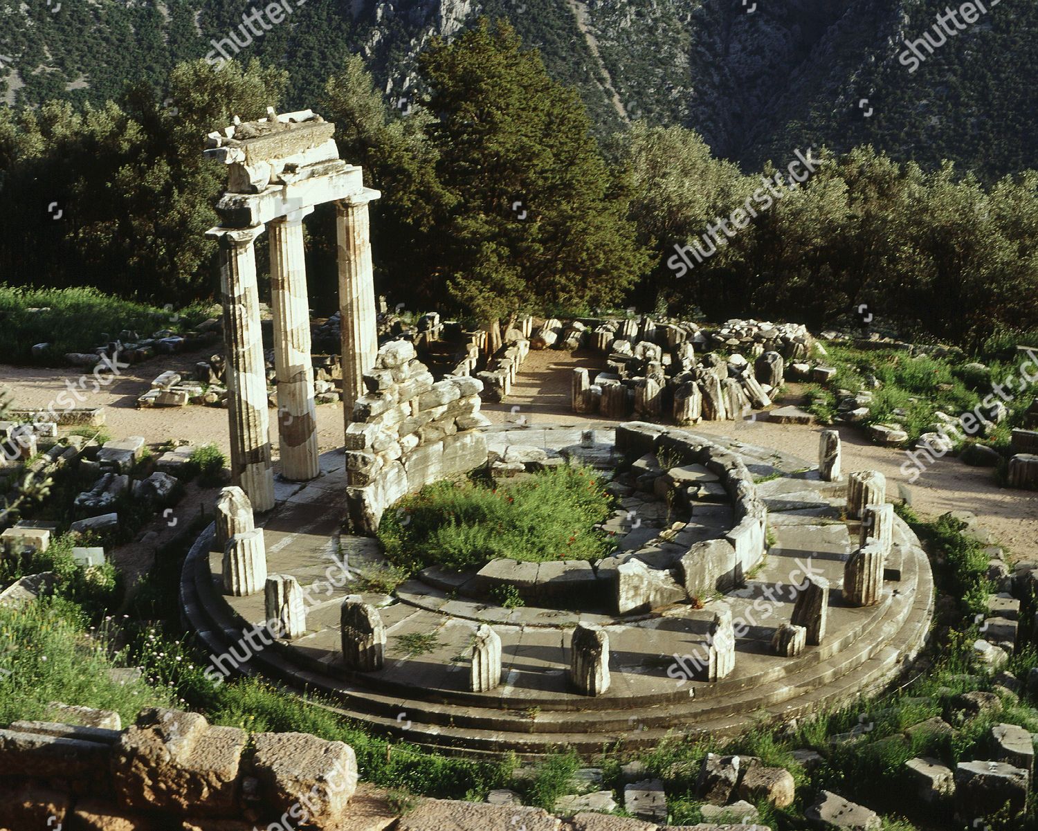 Tholos Circular Domed Structure Pentelic Marble Editorial Stock Photo ...