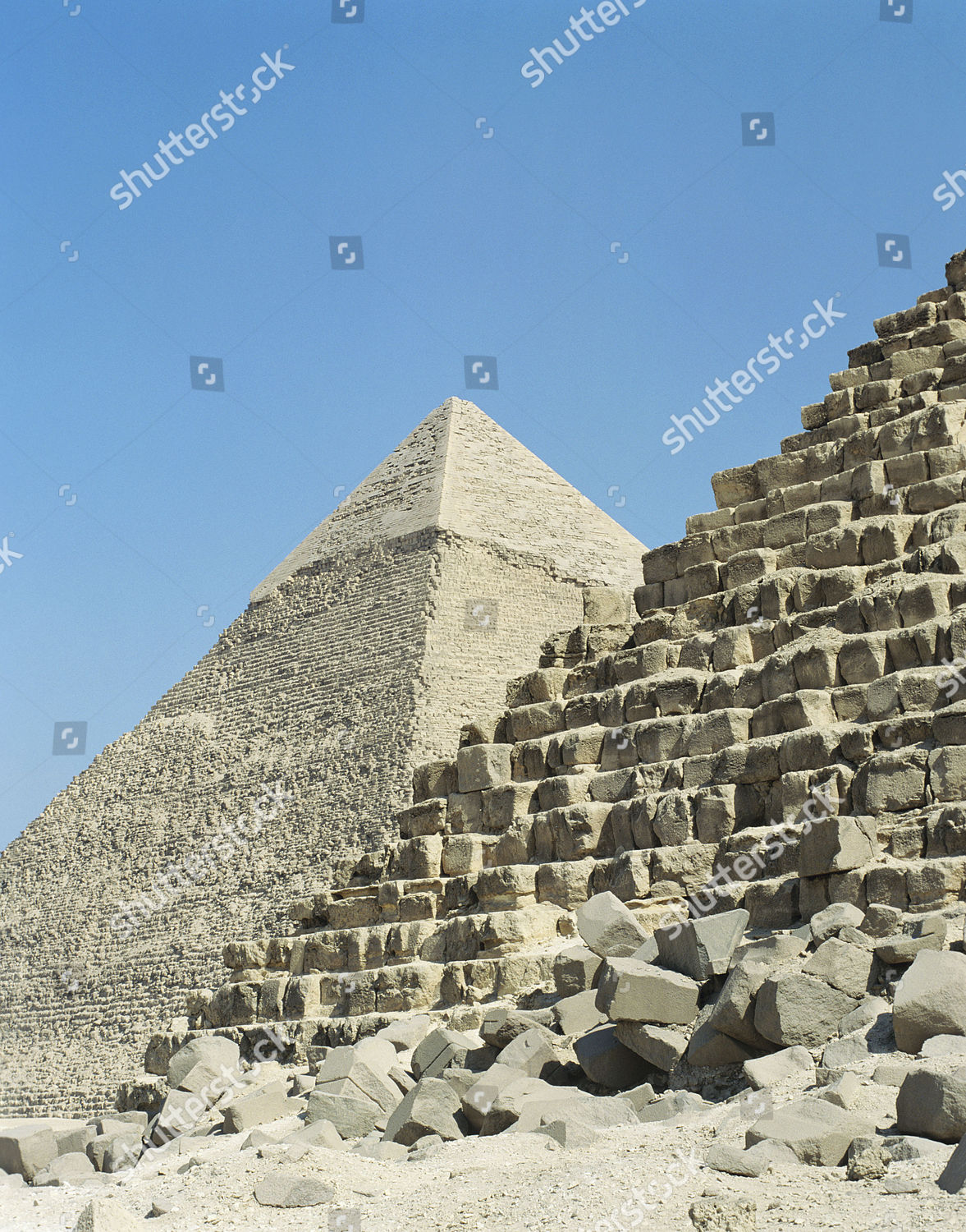 Pyramids Mycerinus 6th King 4th Dynasty Editorial Stock Photo - Stock ...