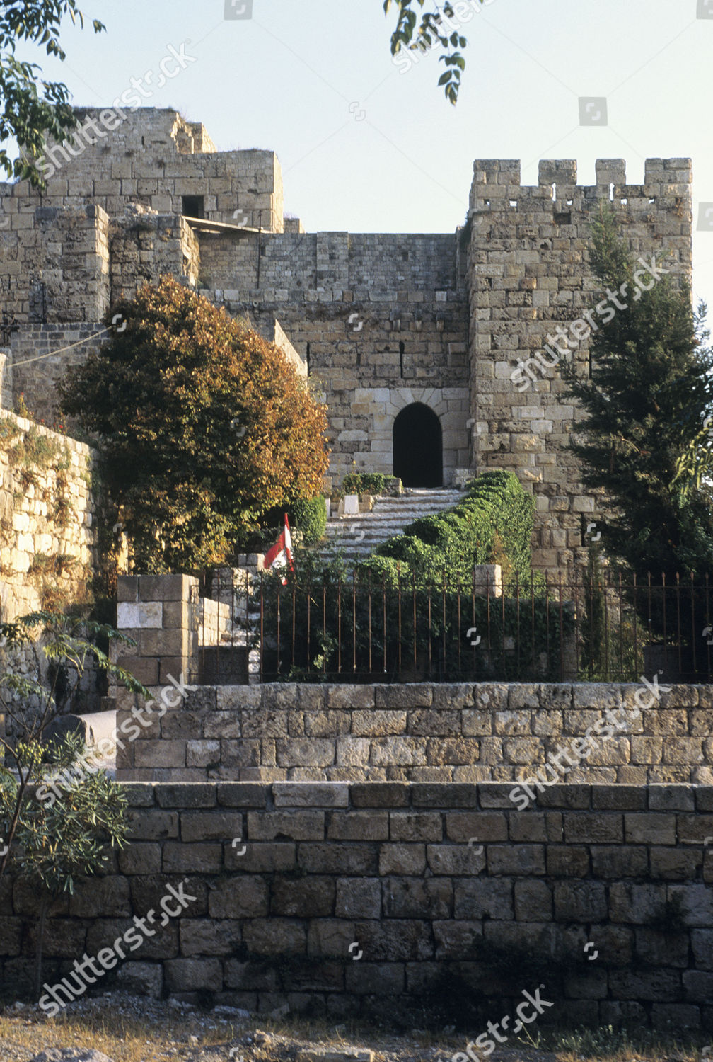 Crusaders Castle Early 12th Century Byblos Editorial Stock Photo ...
