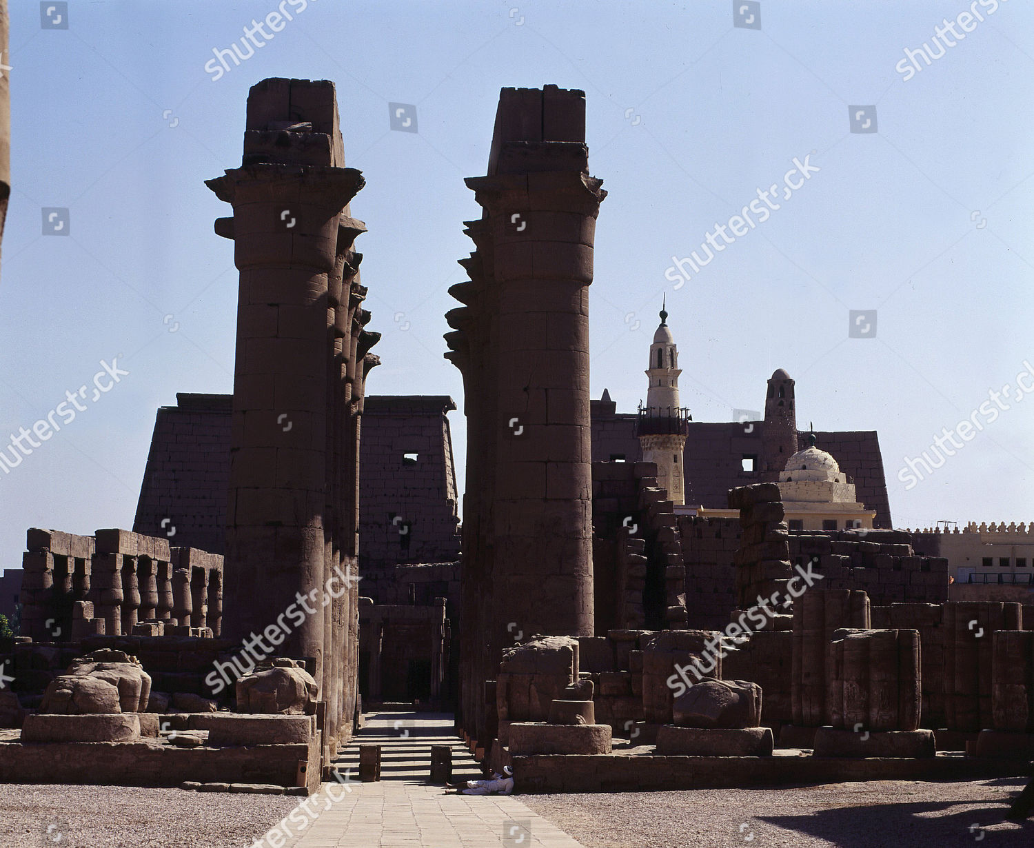Pylon Gateway Amenhotep Iii C 13901353 Editorial Stock Photo - Stock ...