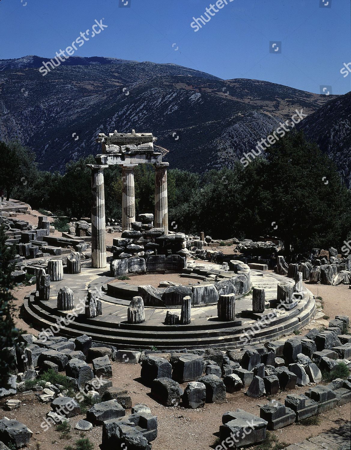 Tholos Circular Domed Structure Pentelic Marble Editorial Stock Photo ...