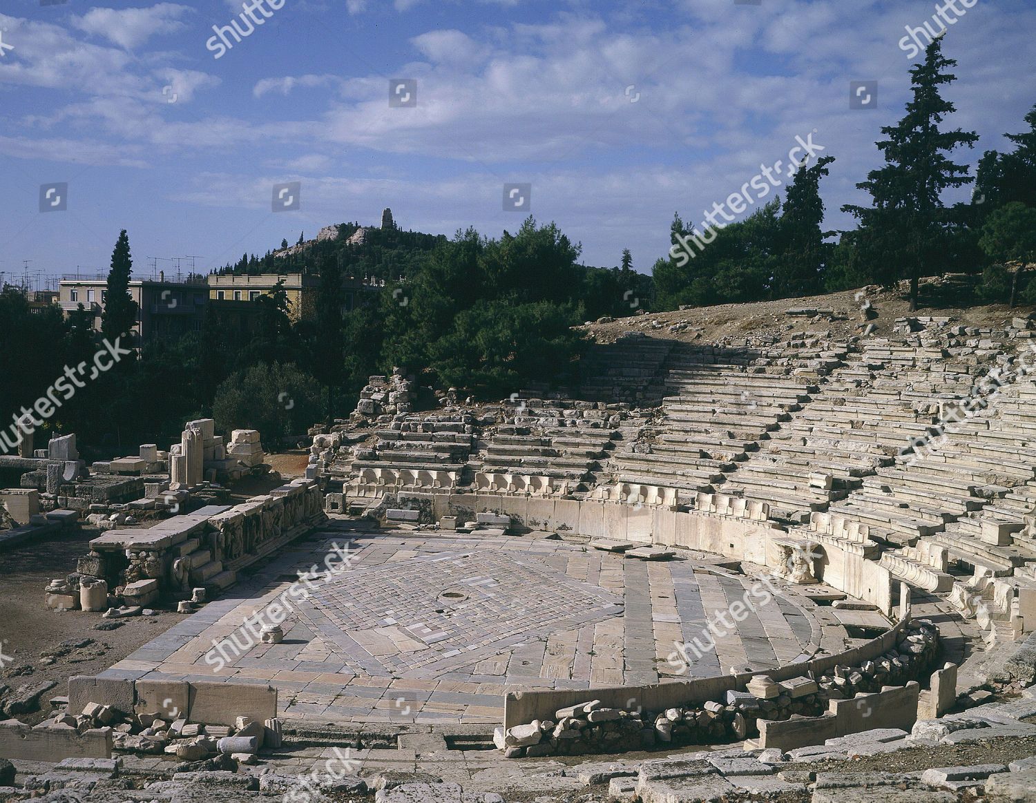 Theatre Dionysos 5th Century Bc Classical Editorial Stock Photo - Stock ...