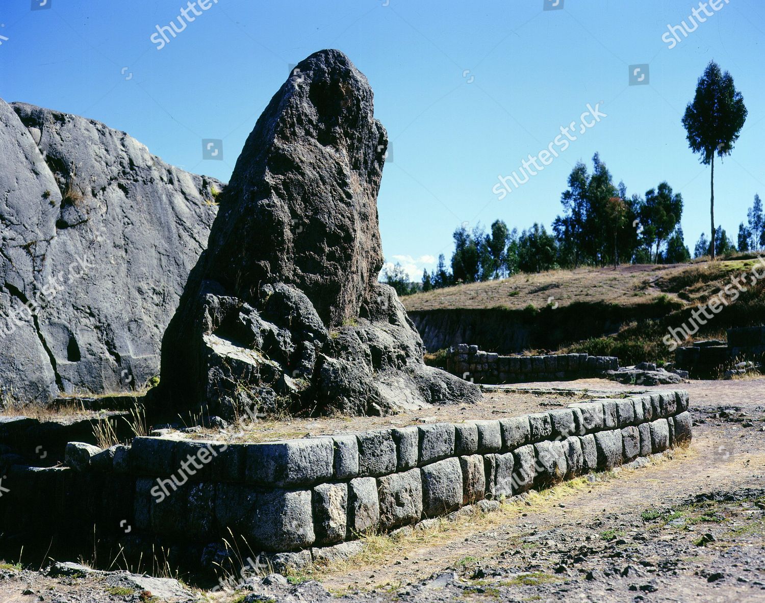 Stone Altar Form Puma Symbol Viracocha Editorial Stock Photo - Stock ...