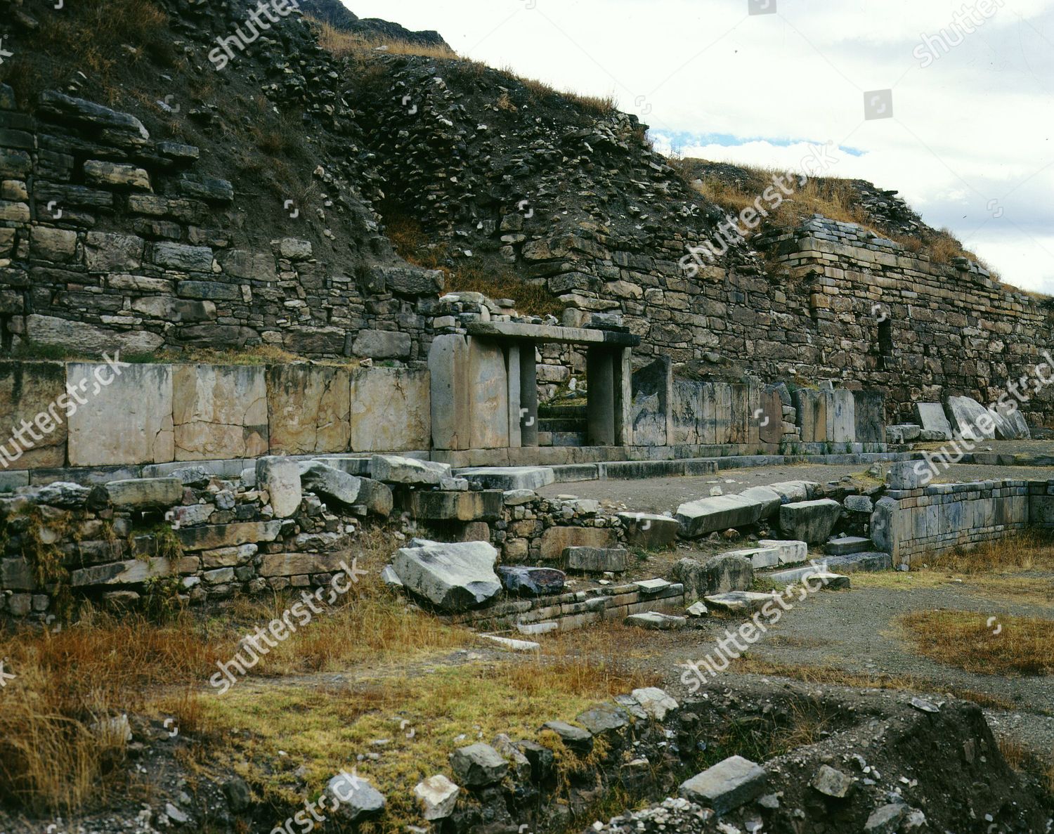 Gateway Temple Complex Chavin De Huantar Editorial Stock Photo - Stock ...