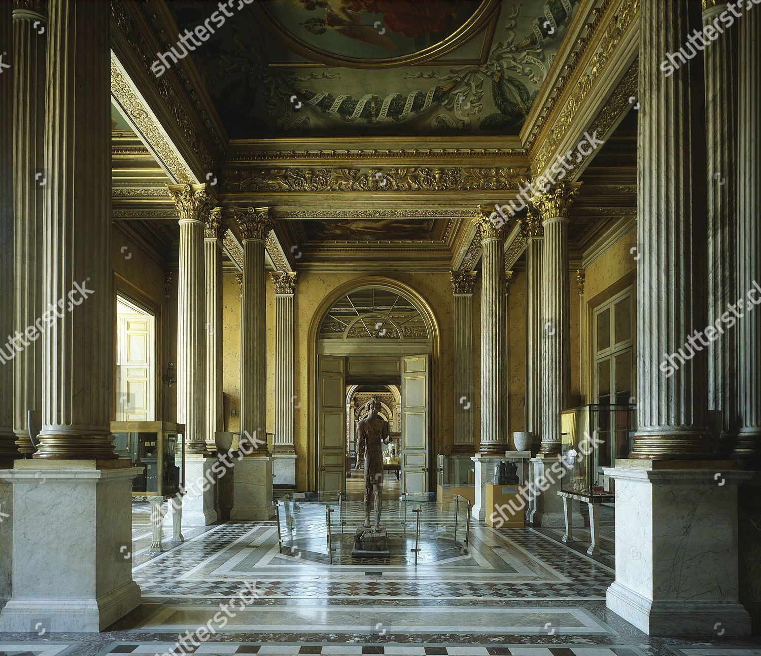 Column Room Du Louvre 1st Floor Editorial Stock Photo - Stock Image ...
