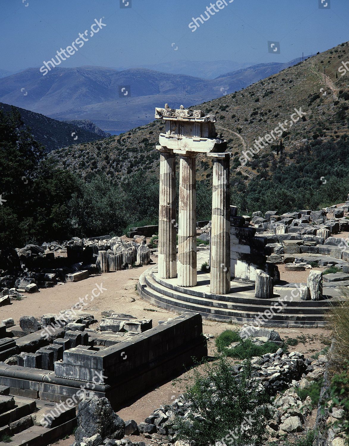Tholos Circular Domed Structure Pentelic Marble Editorial Stock Photo ...