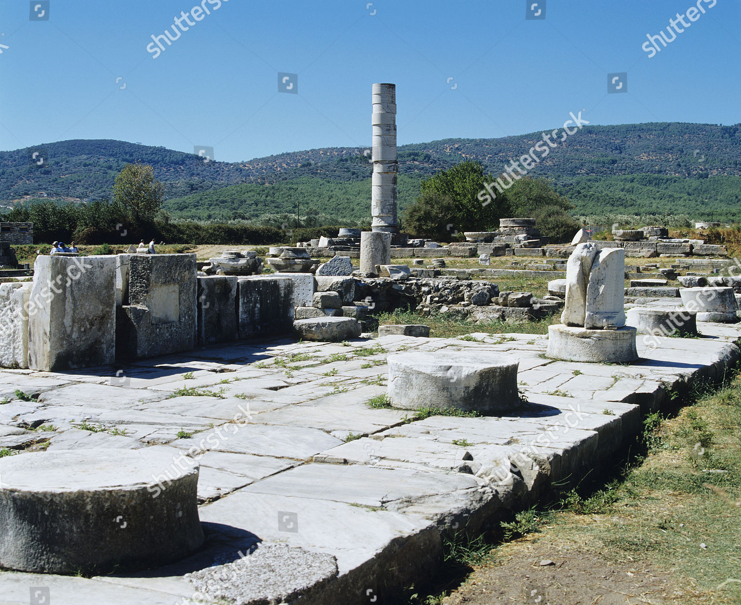 Heraion Temple Hera Built By Rhoikos Editorial Stock Photo - Stock ...