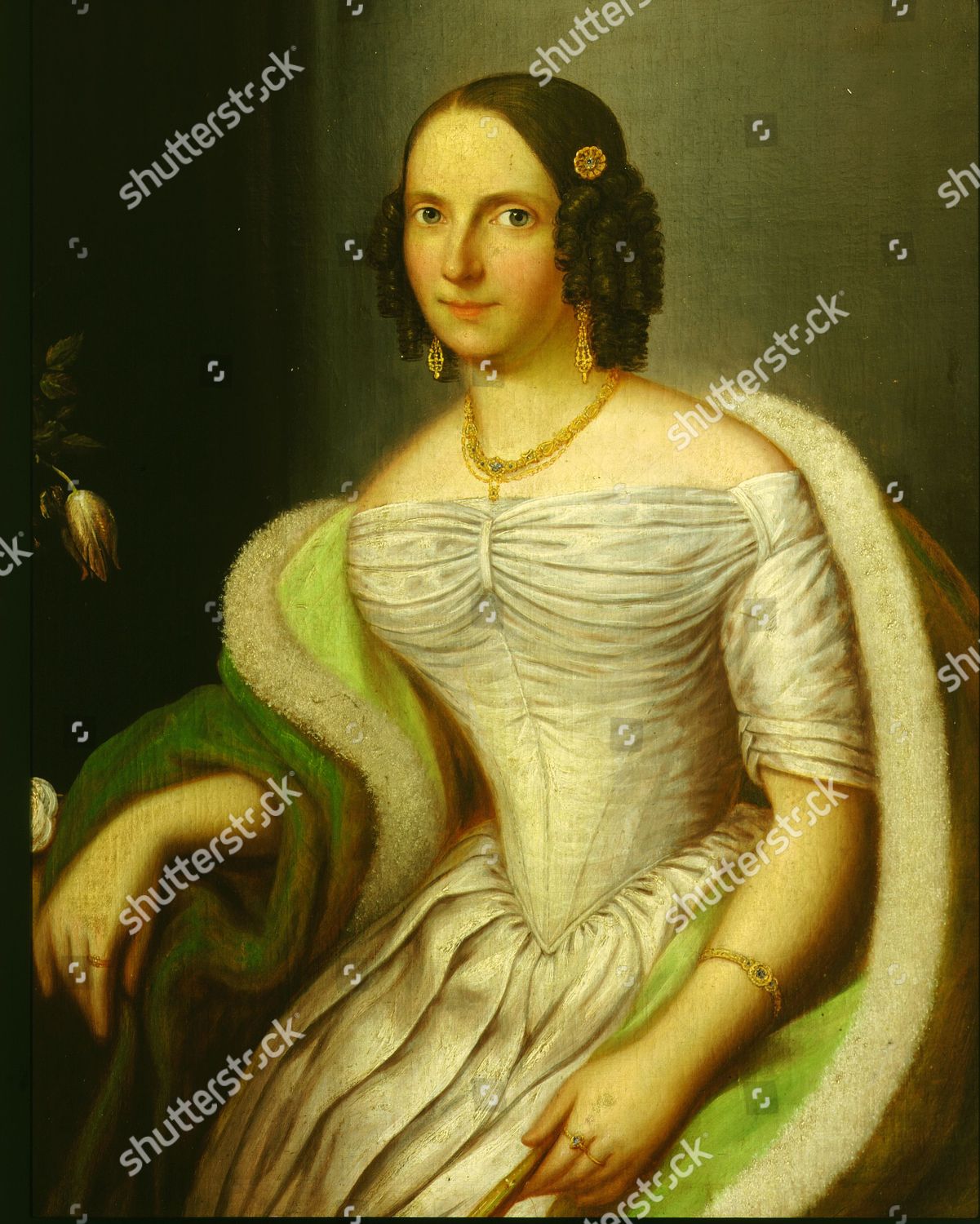 Portrait Singer Adeline Louise Werlinght Mother Editorial Stock Photo ...