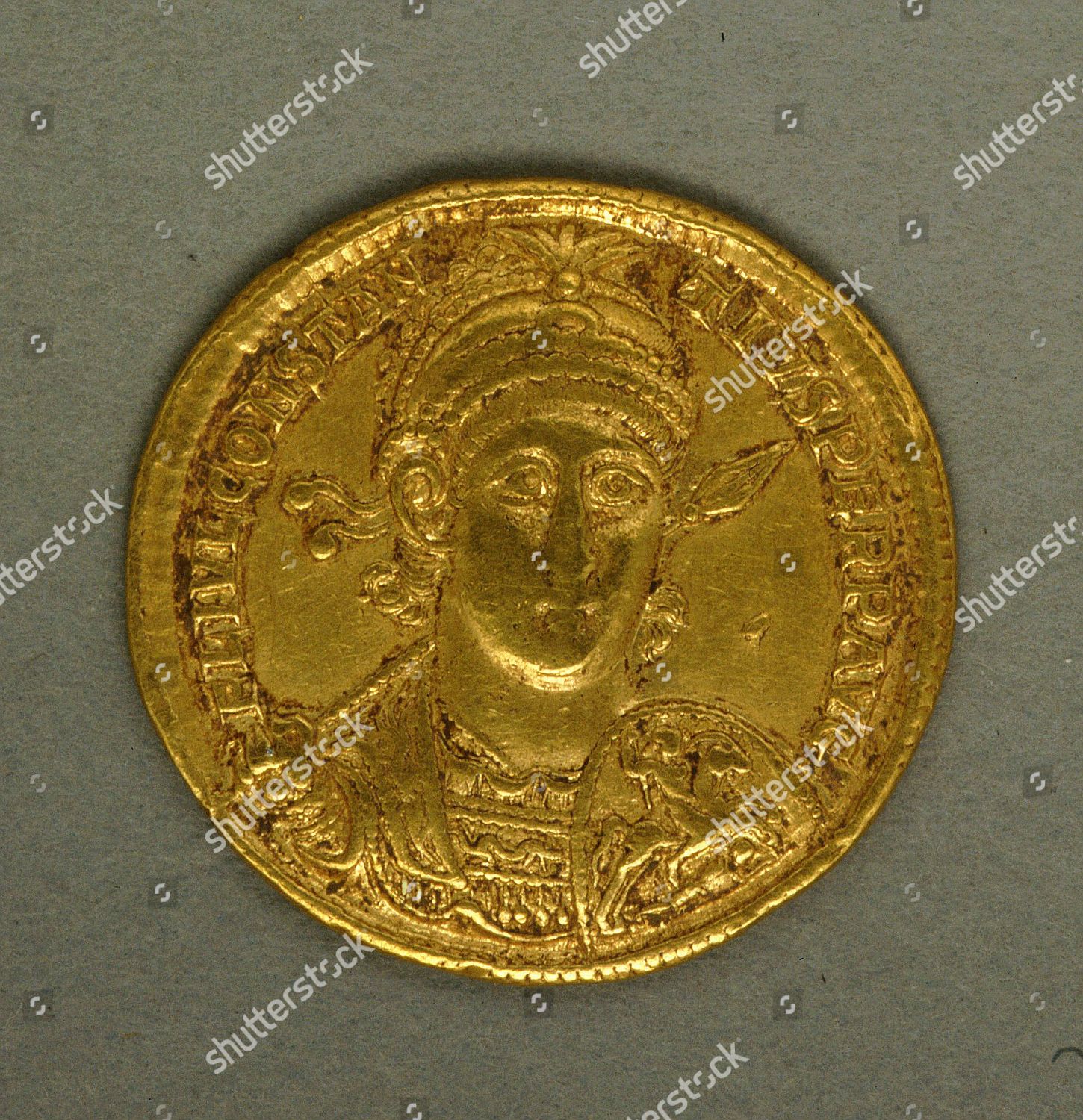 Roman Emperor Constantius Ii 31761 Ad Editorial Stock Photo - Stock ...