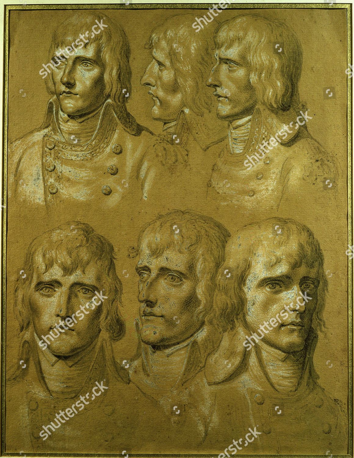 Napoleon Bonaparte 17691821 Emperor France Studies Editorial Stock ...