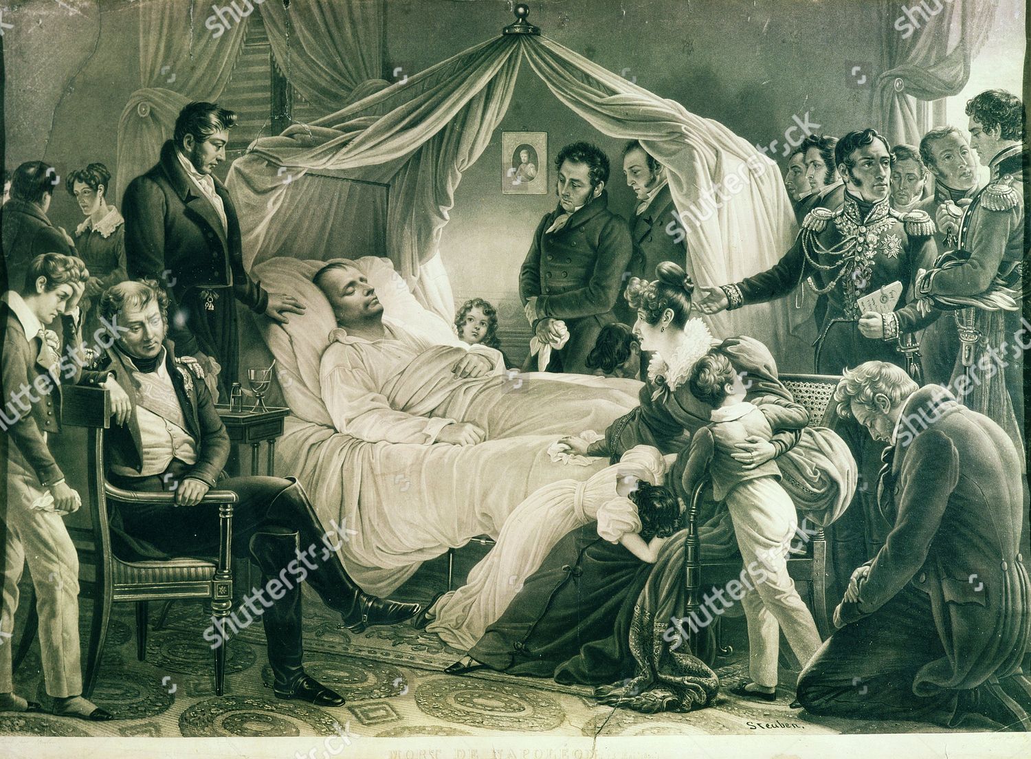 Death Napoleon Bonaparte 17691821 Emperor France Editorial Stock Photo ...