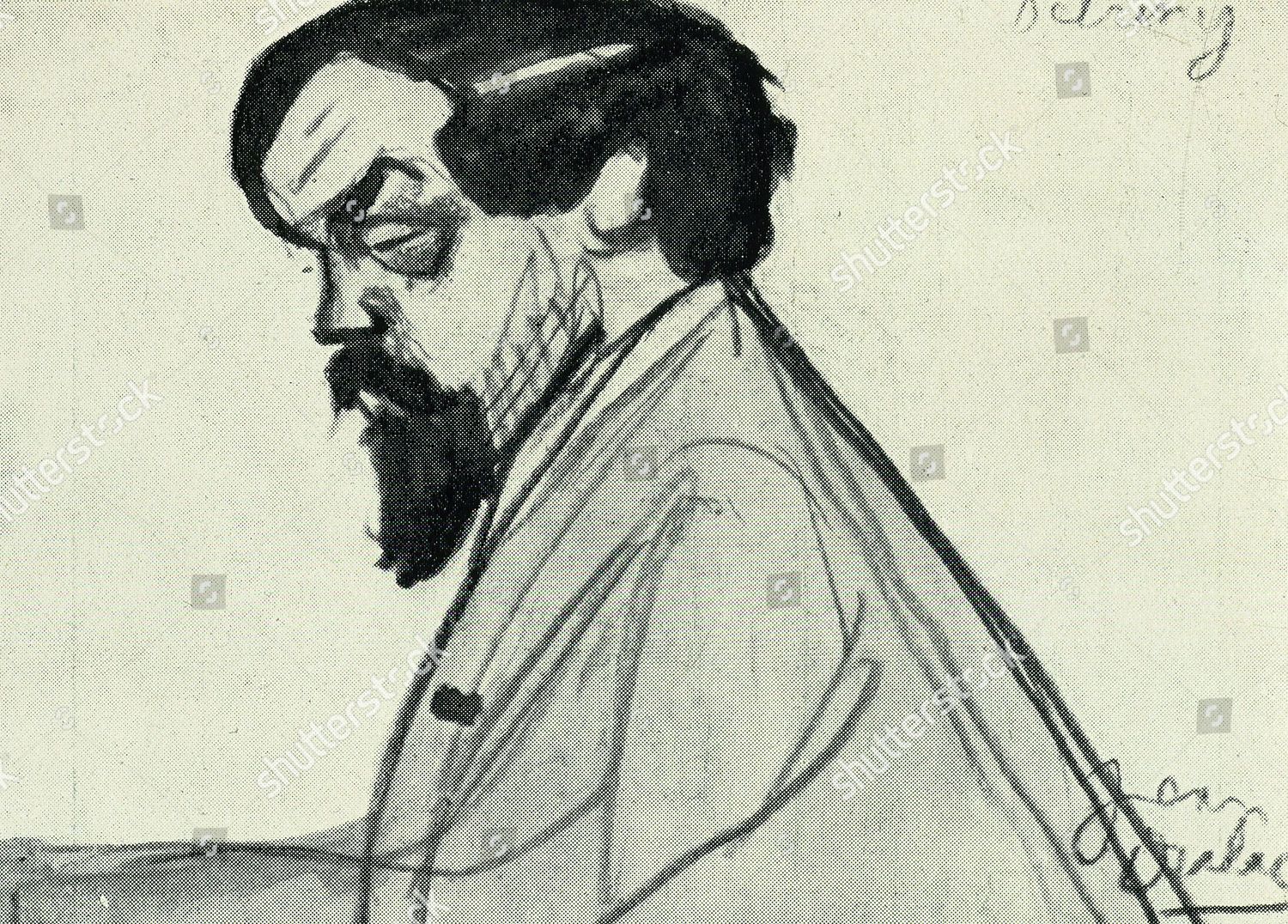 Claude Debussy 18621918 French Composer June Editorial Stock Photo ...