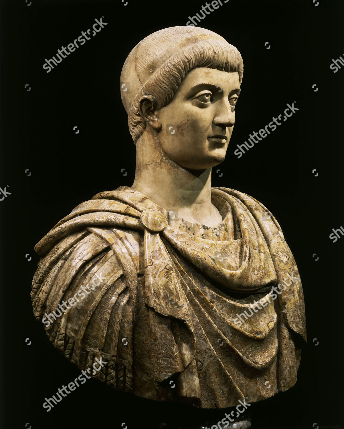 Constans Roman Emperor C32350 Ad Marble Editorial Stock Photo - Stock ...