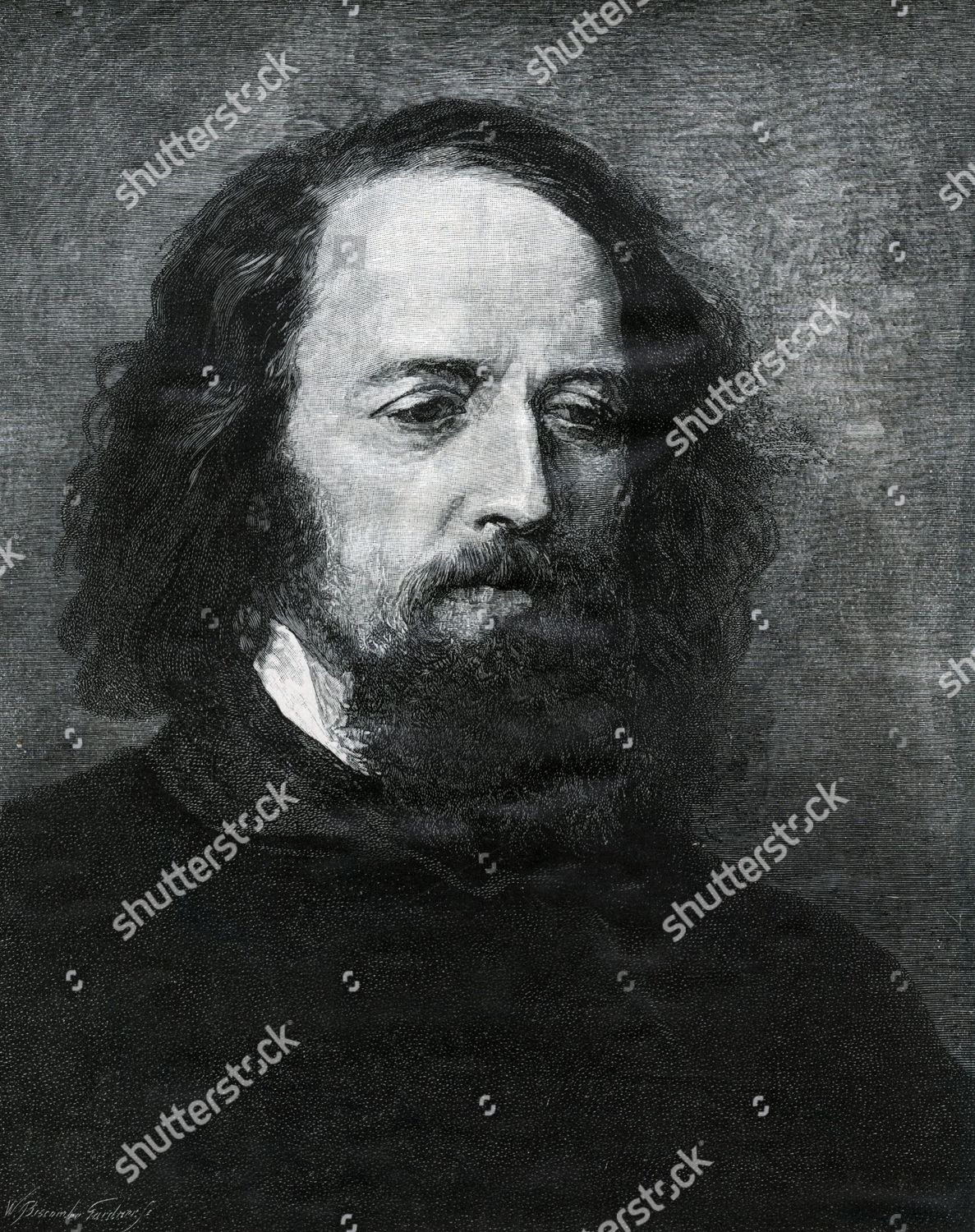 Young Alfred Lord Tennyson