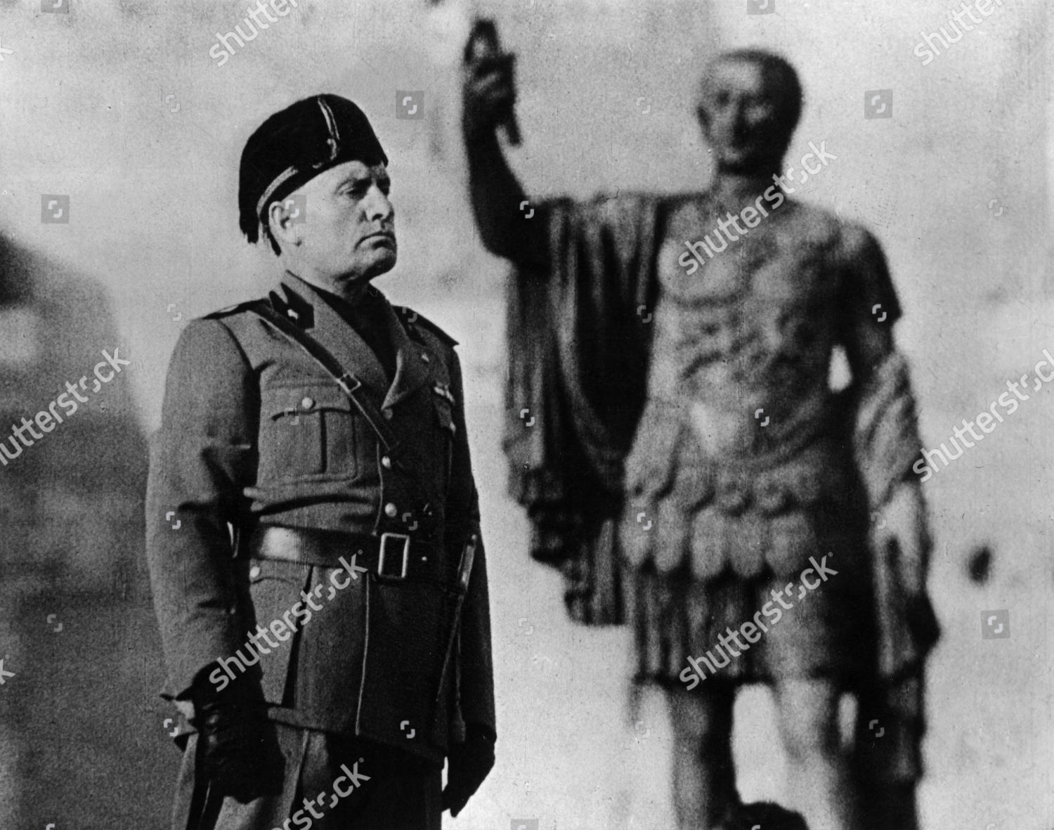 Benito Mussolini 18831945 Italian Dictator Film Editorial Stock Photo ...