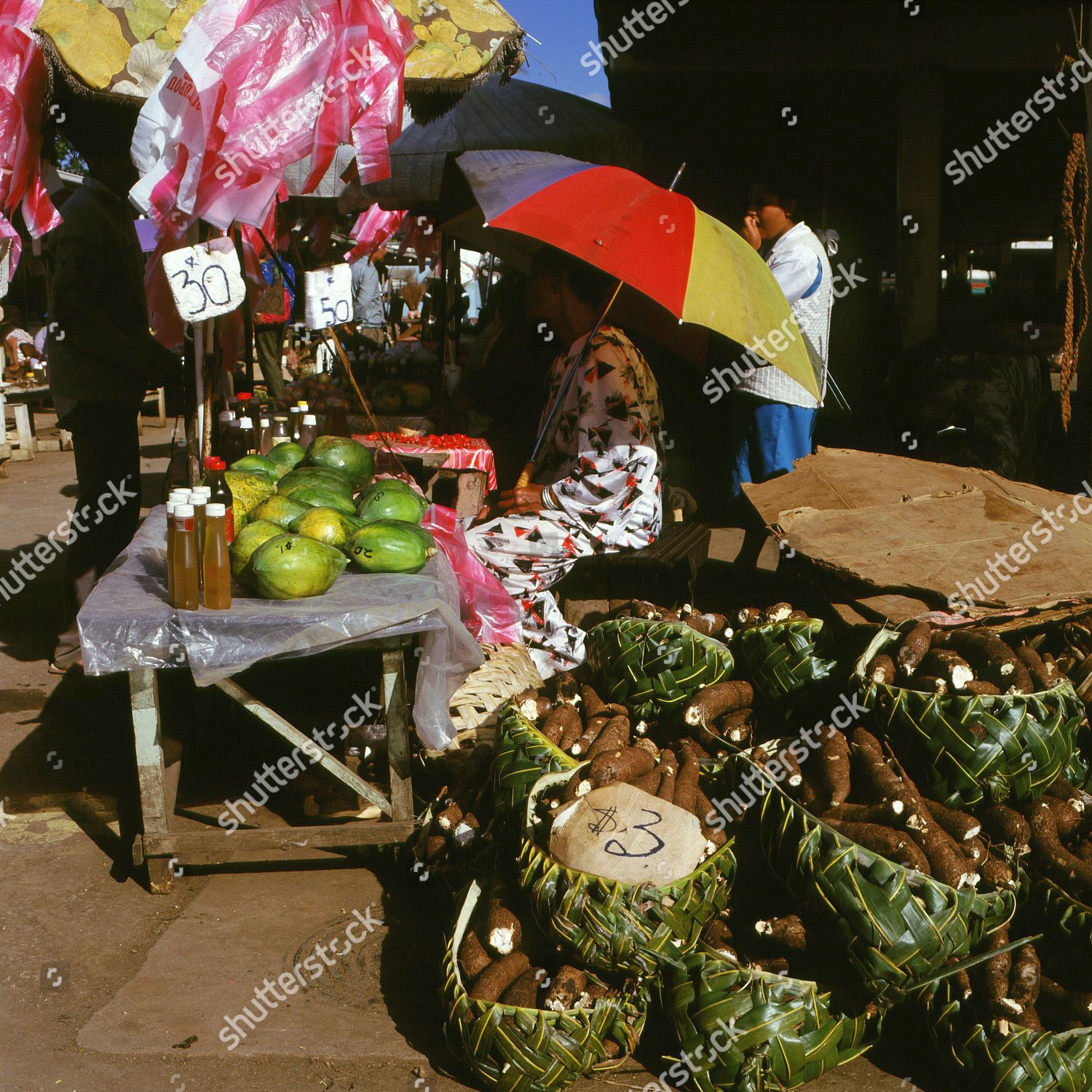 Tonga Fruit Vegetable Stall Market Tonga Editorial Stock Photo - Stock ...