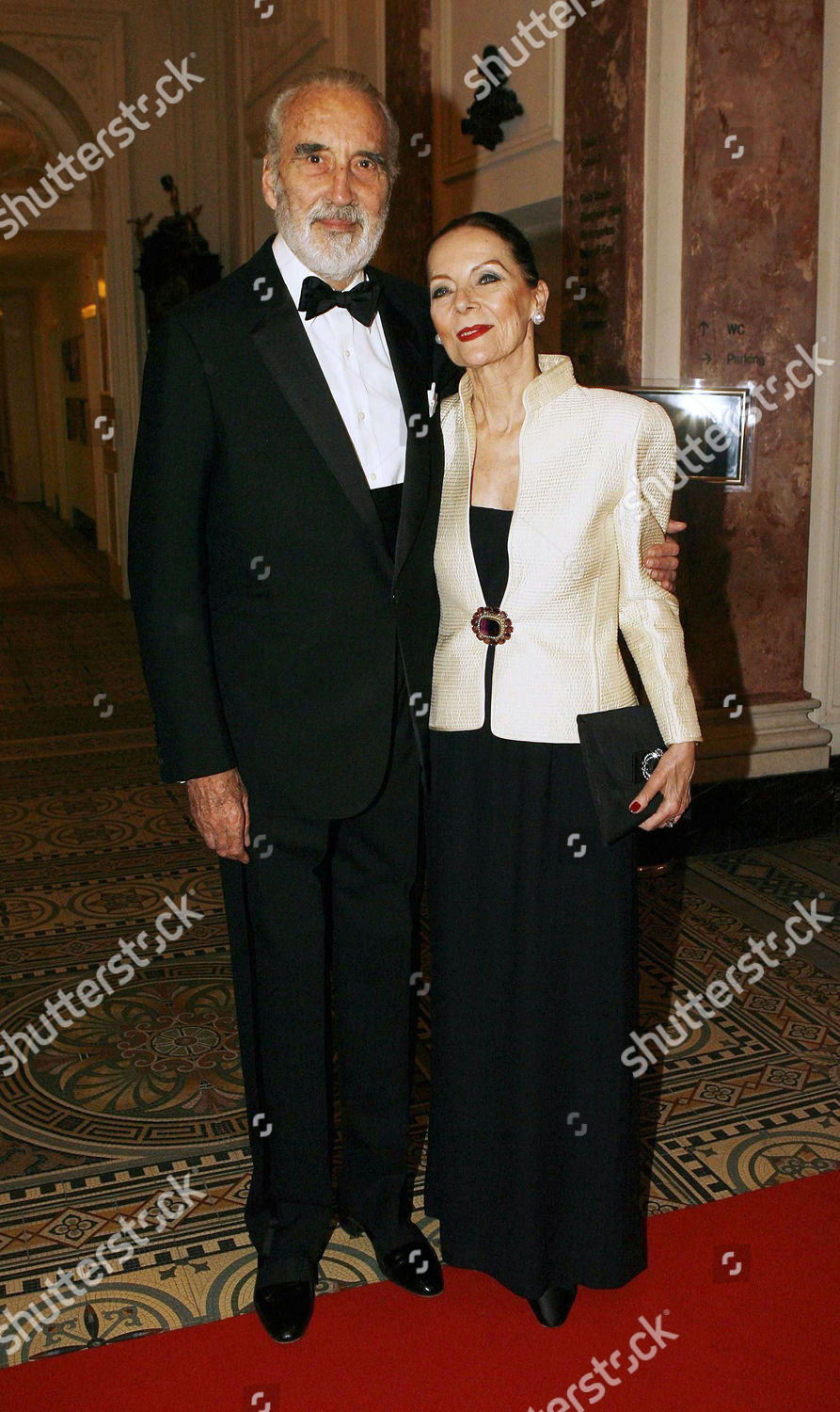 Christopher Lee Wife Birgit Kroencke Editorial Stock Photo - Stock ...