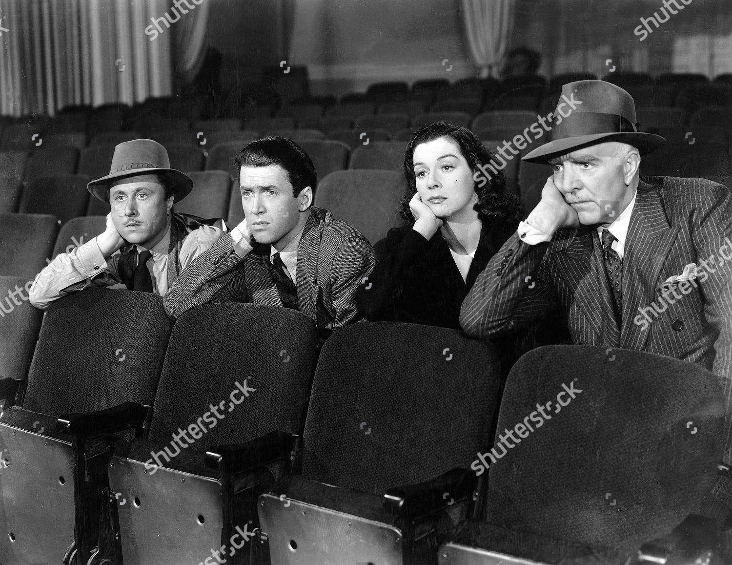 Allyn Joslyn James Stewart Rosalind Russell Editorial Stock Photo ...
