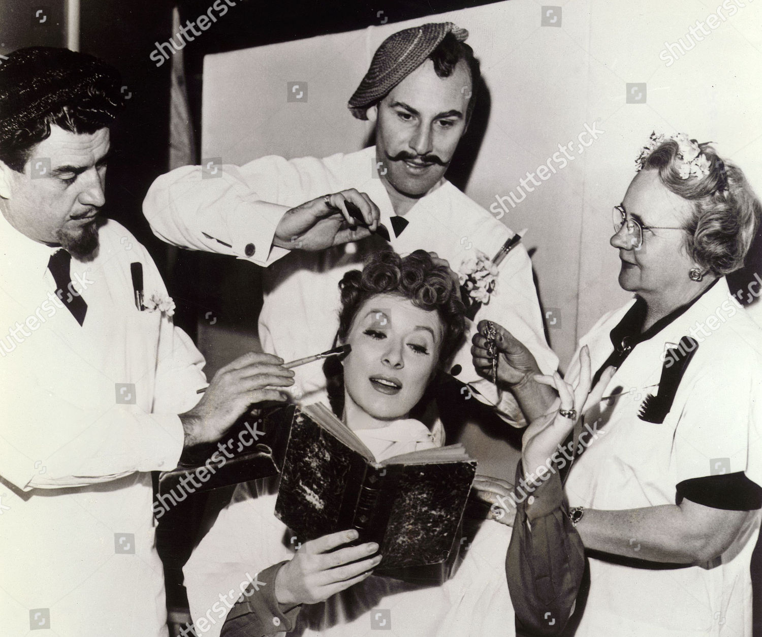 Don Roberson Greer Garson Sydney Guilaroff Editorial Stock Photo ...