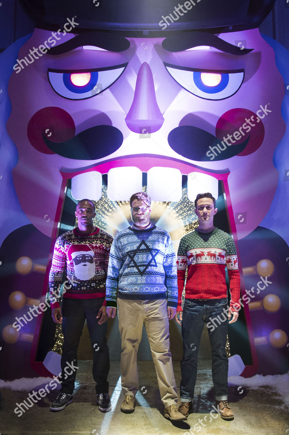 Anthony Mackie Seth Rogen Joseph Gordonlevitt Editorial Stock Photo ...