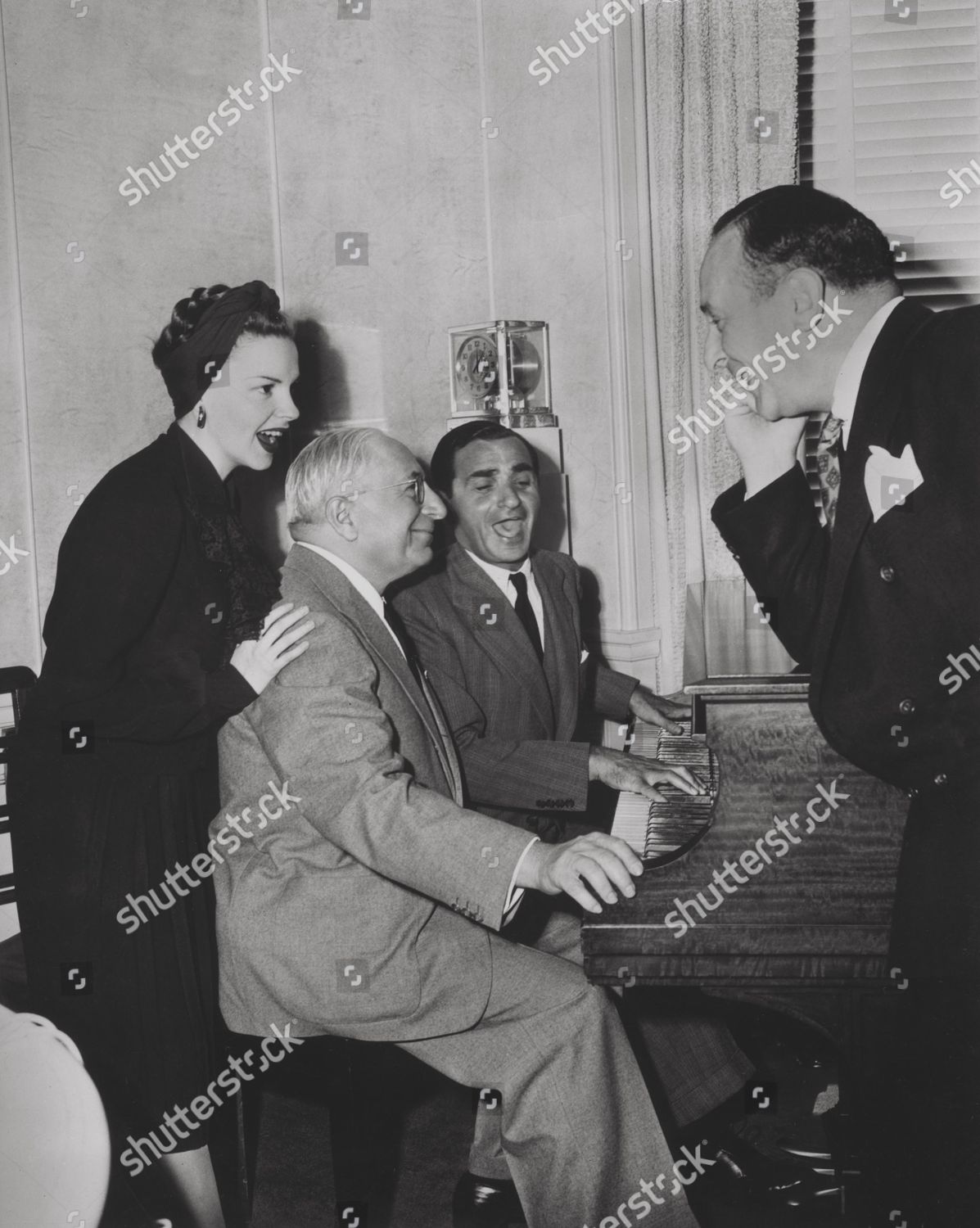 Judy Garland Louis B Mayer Irving Editorial Stock Photo - Stock Image ...