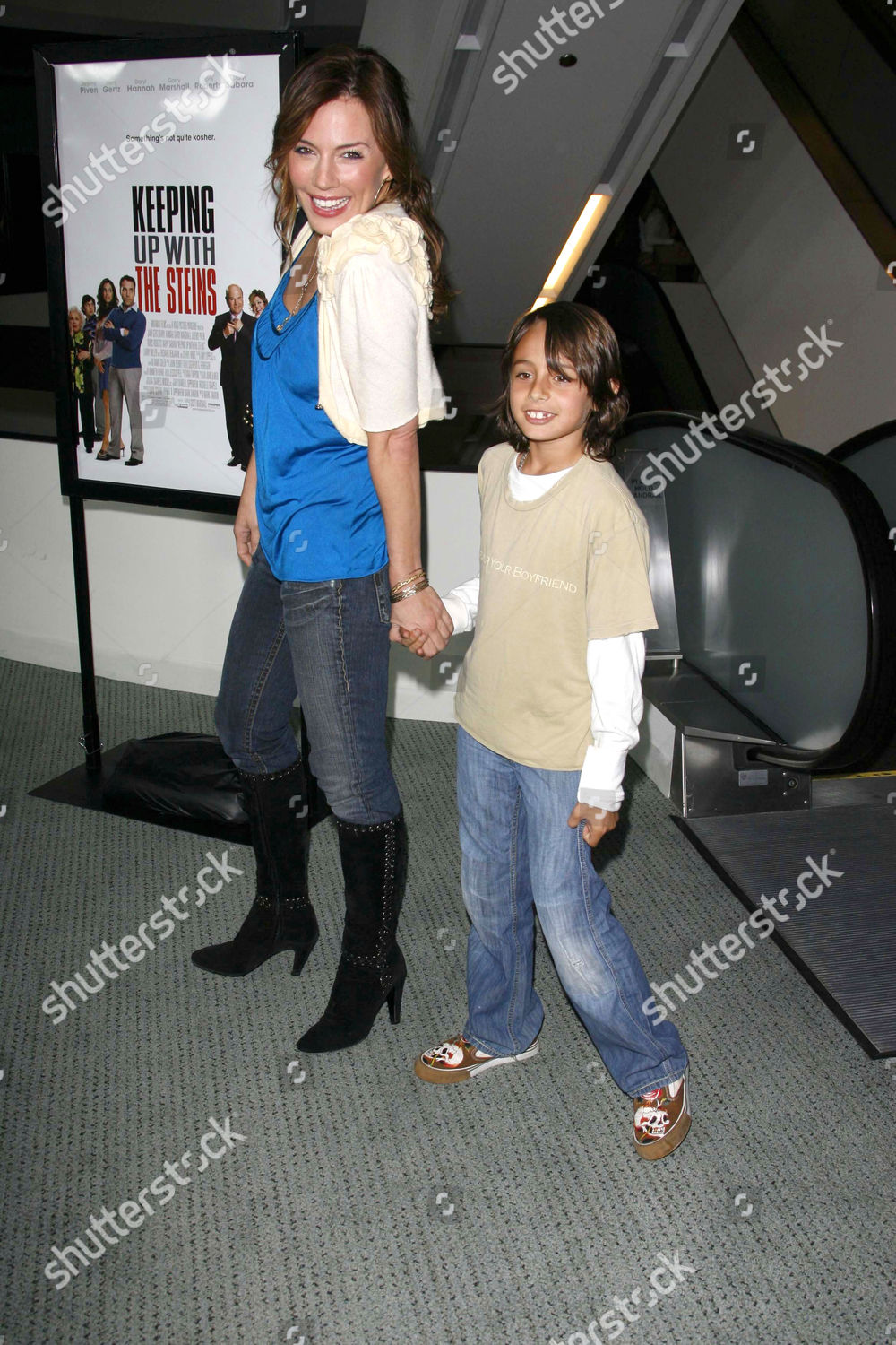Krista Allen Son Jacob Nolan Morrit Editorial Stock Photo - Stock Image ...