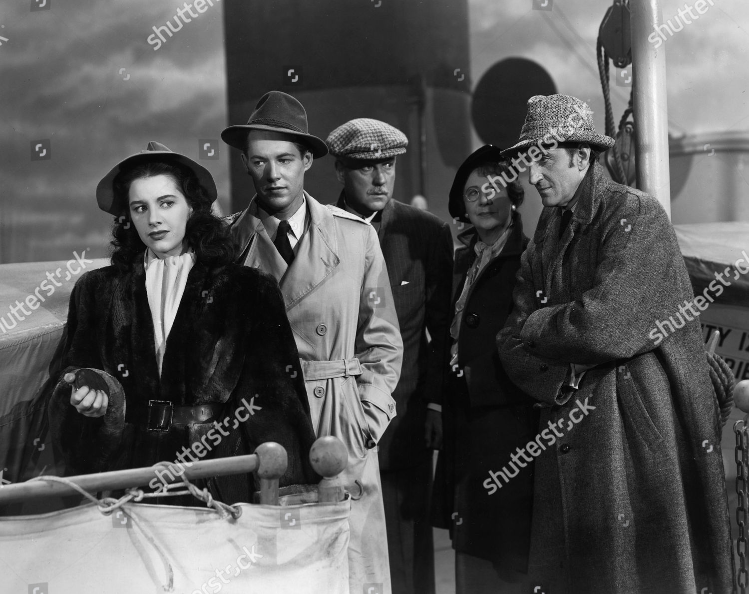 Marjorie Riordan Leslie Vincent Nigel Bruce Editorial Stock Photo ...