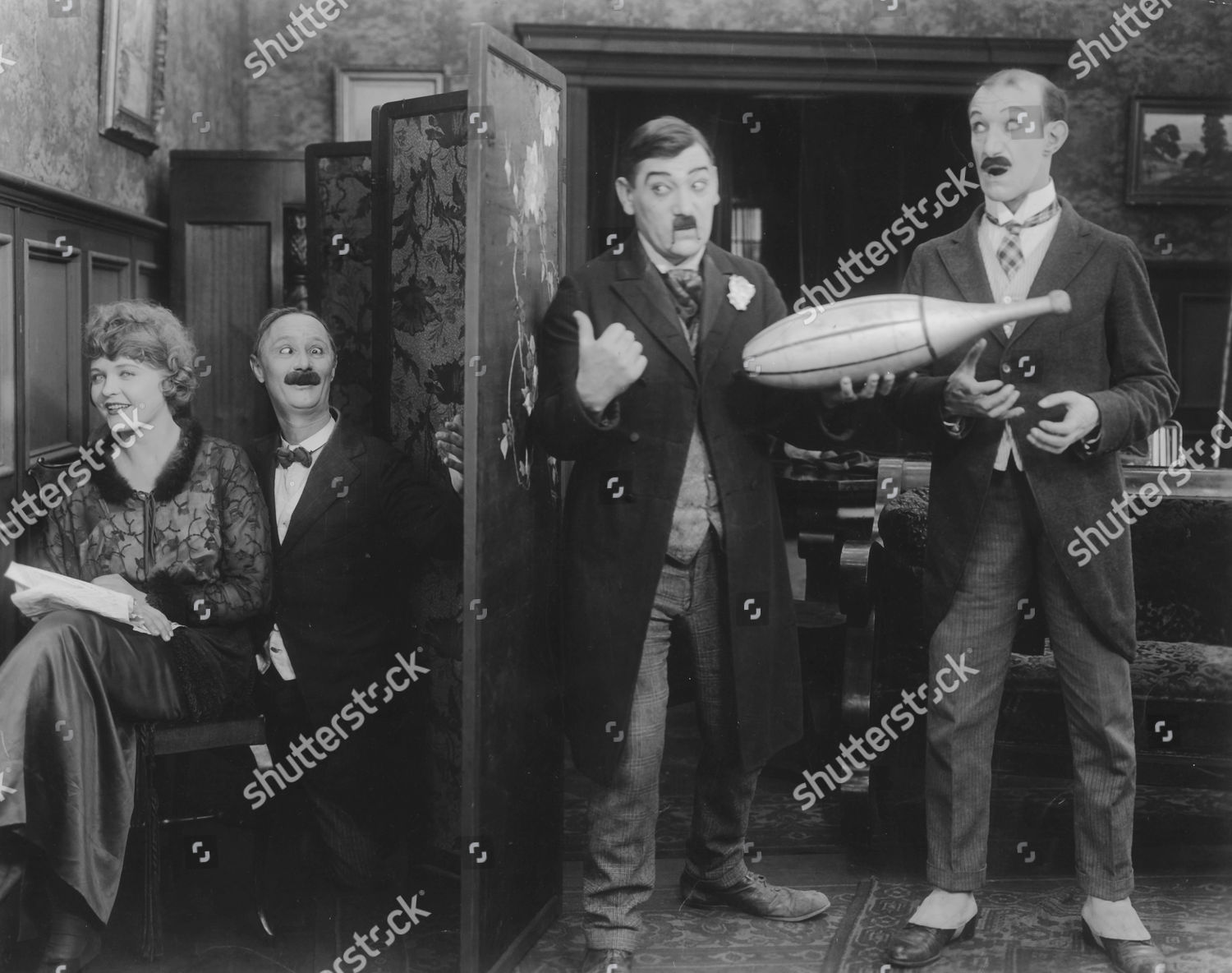 Phyllis Haver Ben Turpin Charles Murray Editorial Stock Photo - Stock ...