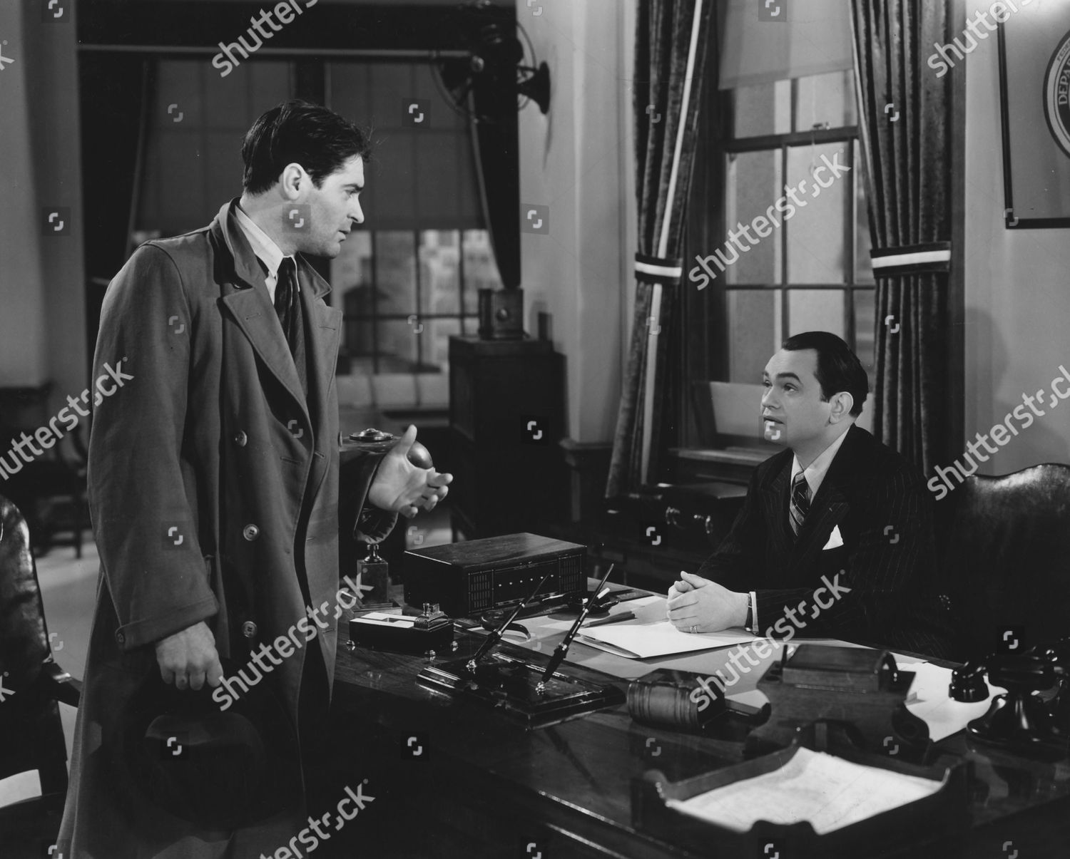 Francis Lederer Edward G Robinson Editorial Stock Photo - Stock Image ...