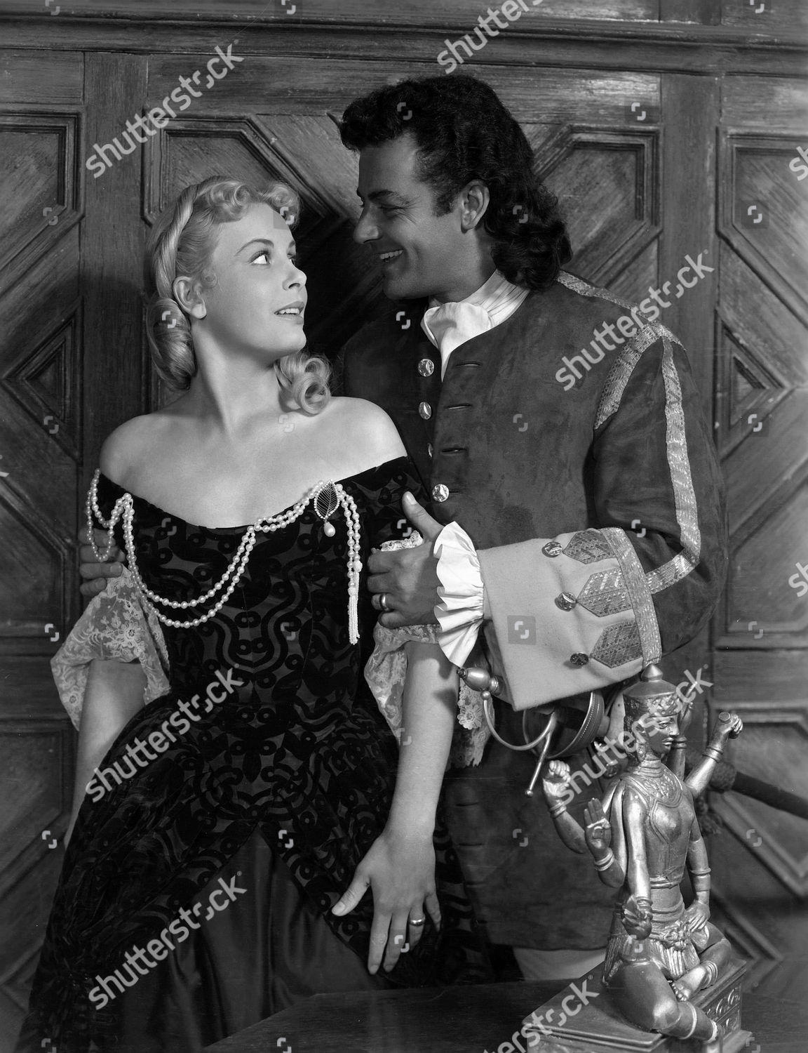 Jean Wallace Cornel Wilde Editorial Stock Photo - Stock Image ...