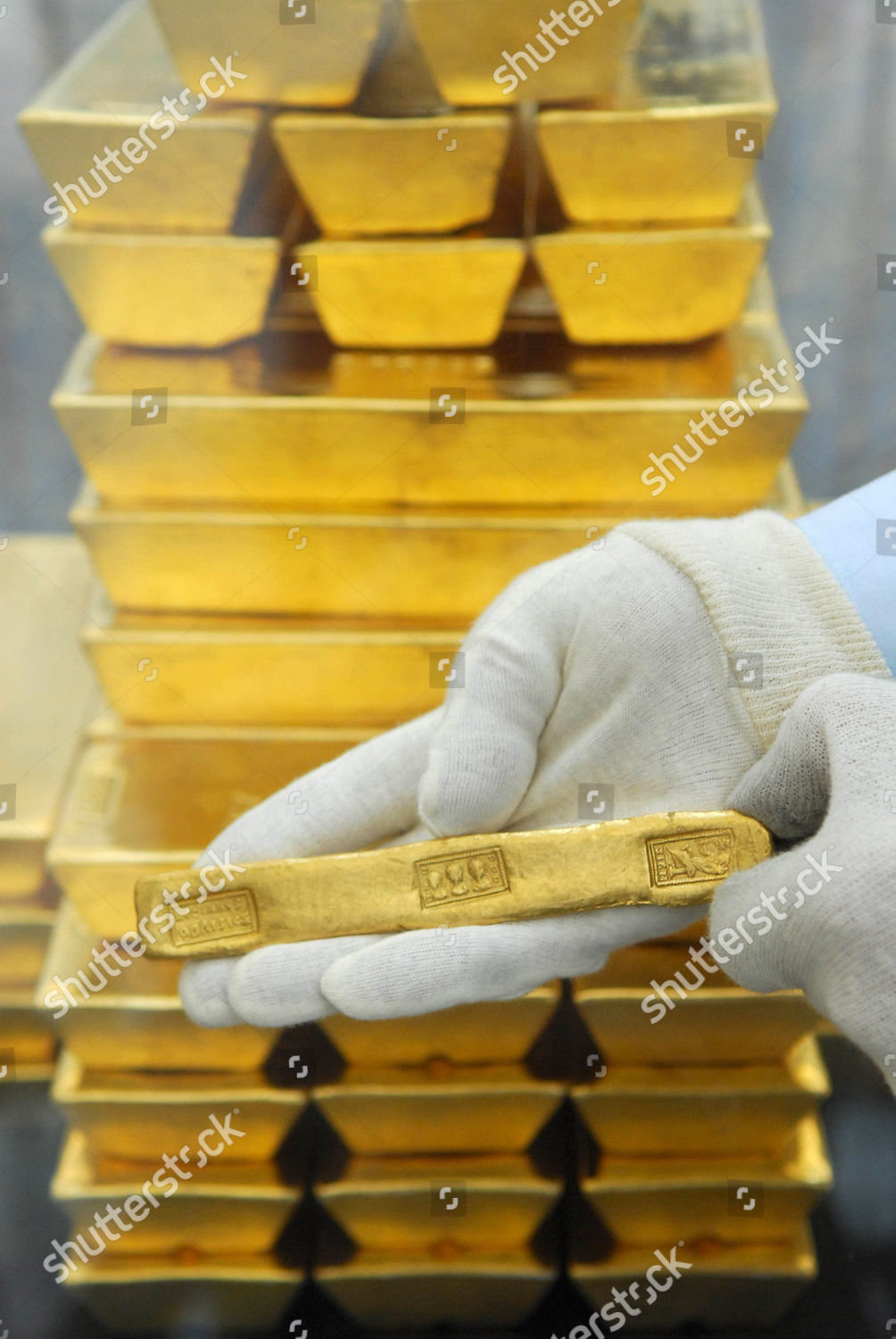 Curator John Keyworth Roman Gold Bar Editorial Stock Photo - Stock ...