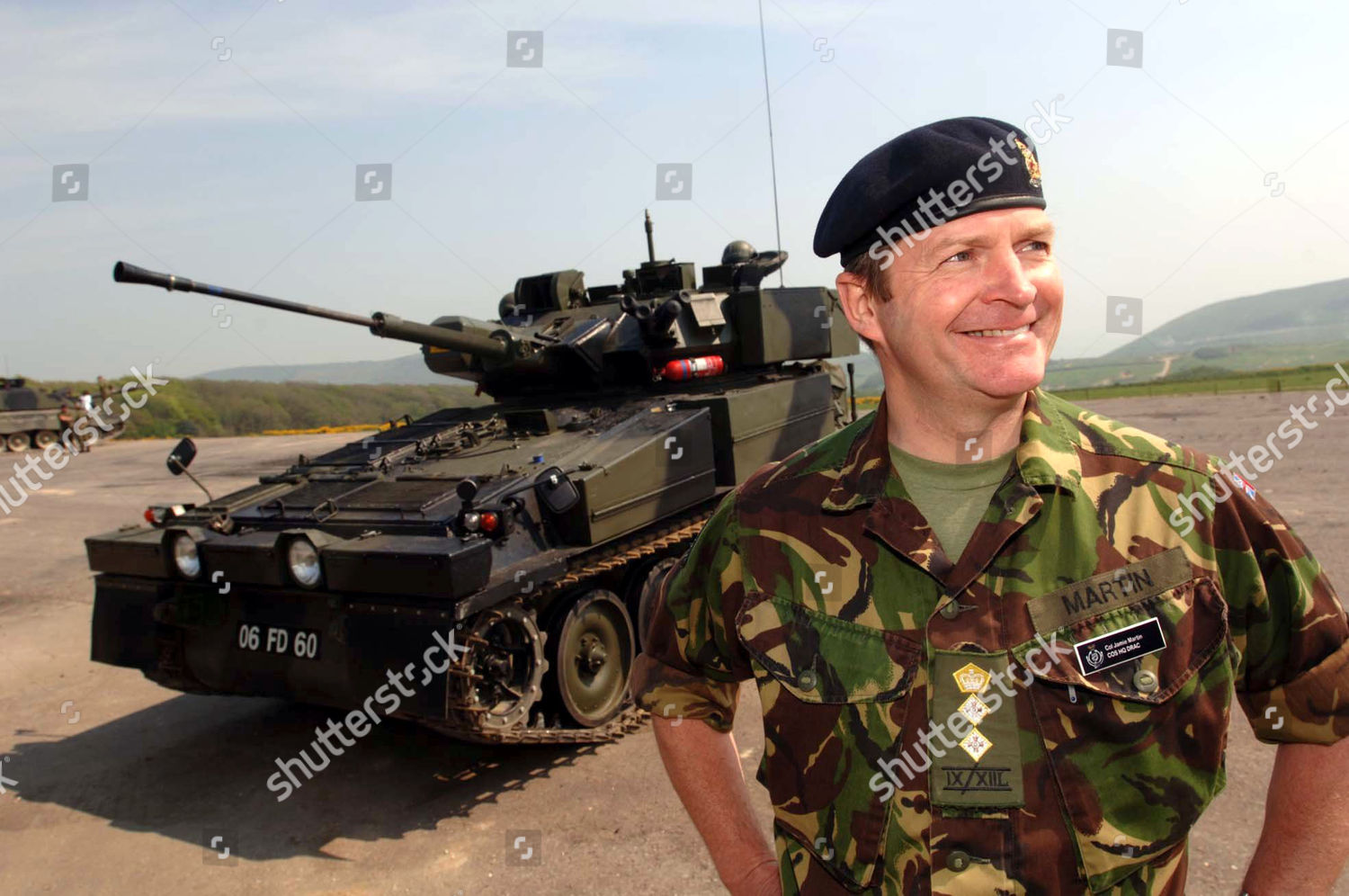 Colonel Martin Prince Harrys Commanding Officer Editorial Stock Photo ...