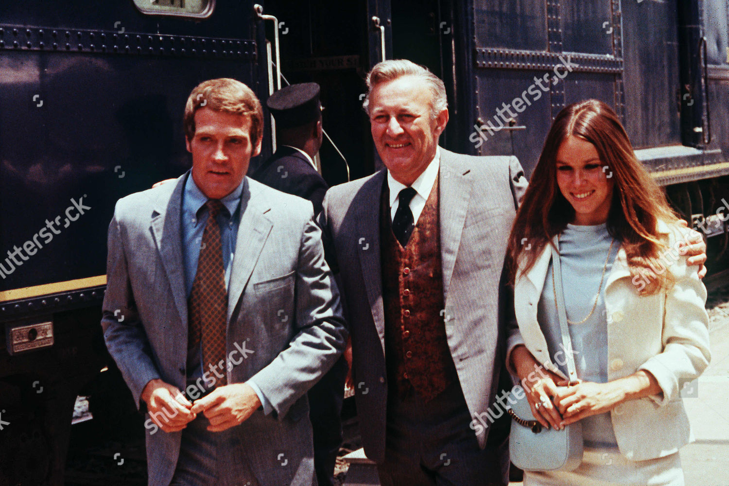 Lee Majors Lee J Cobb Barbara Editorial Stock Photo - Stock Image ...