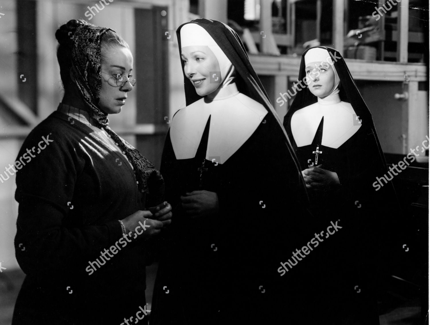 Elsa Lanchester Loretta Young Celeste Holm Editorial Stock Photo ...