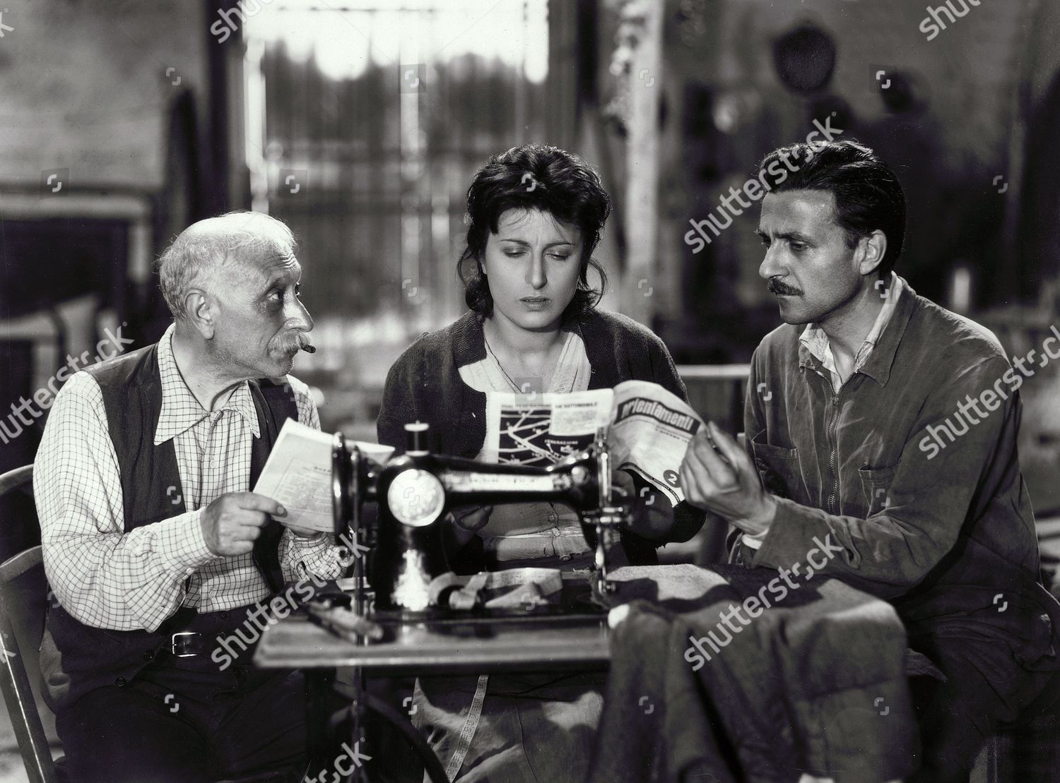Ernesto Almirante Anna Magnani Vittorio Mottini Editorial Stock Photo - Stock Image | Shutterstock