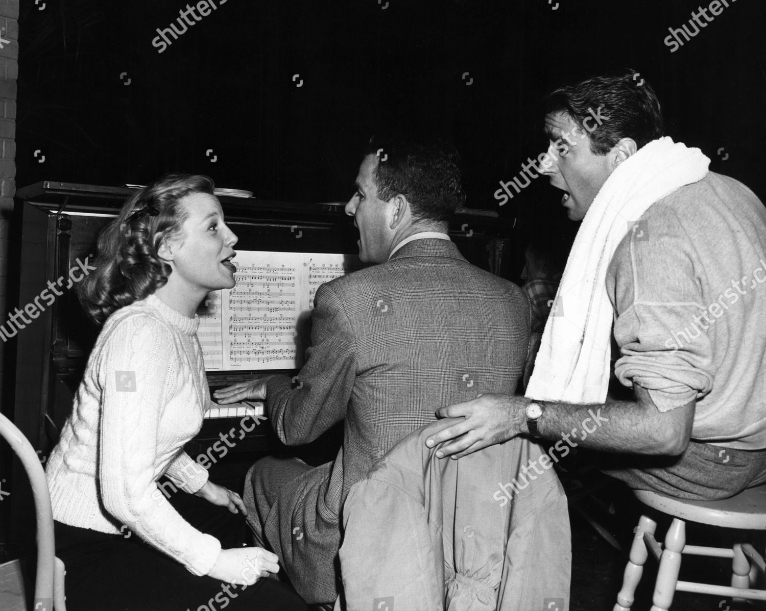 June Allyson Roger Edens Peter Lawford Editorial Stock Photo - Stock ...