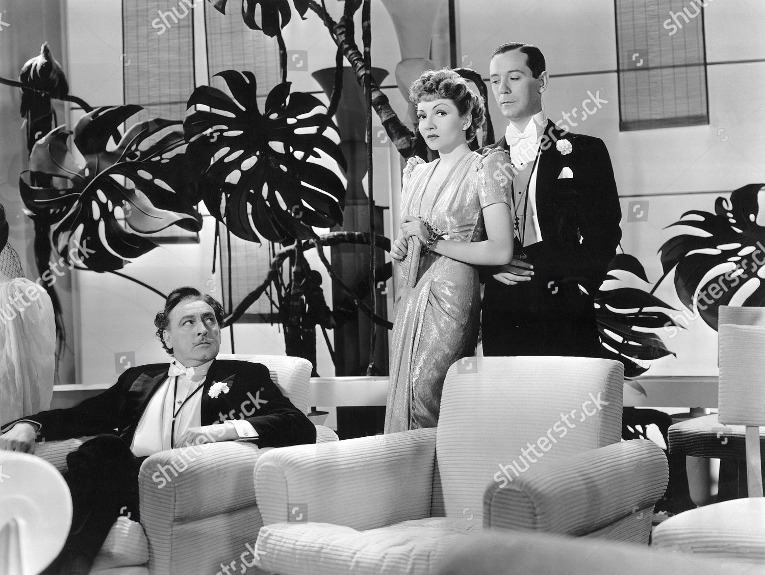 John Barrymore Claudette Colbert Rex Omalley Editorial Stock Photo ...