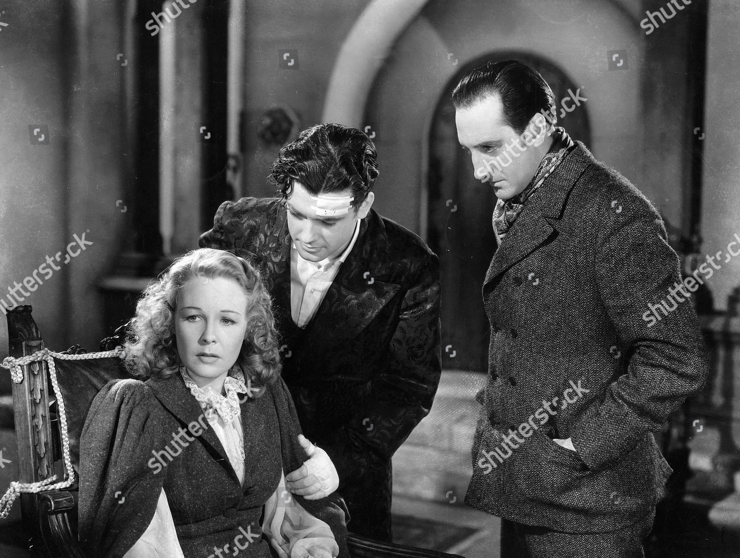 Wendy Barrie Richard Greene Basil Rathbone Editorial Stock Photo ...