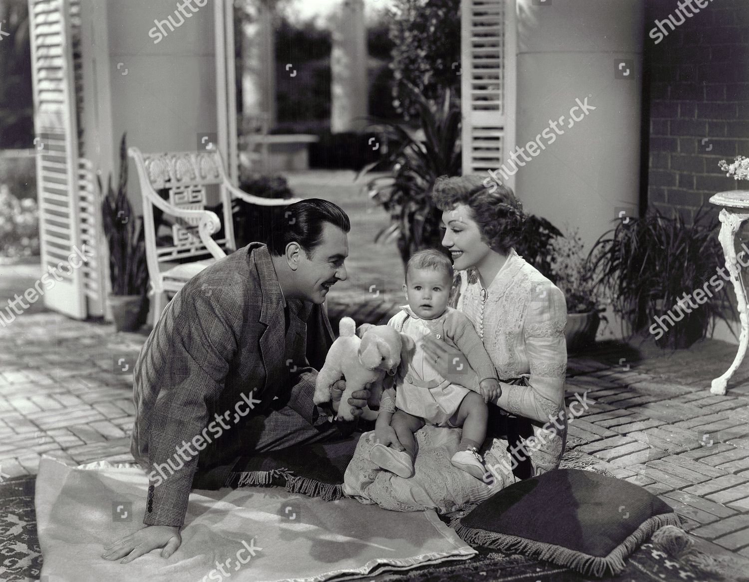 George Brent Michael Ward Claudette Colbert Editorial Stock Photo ...