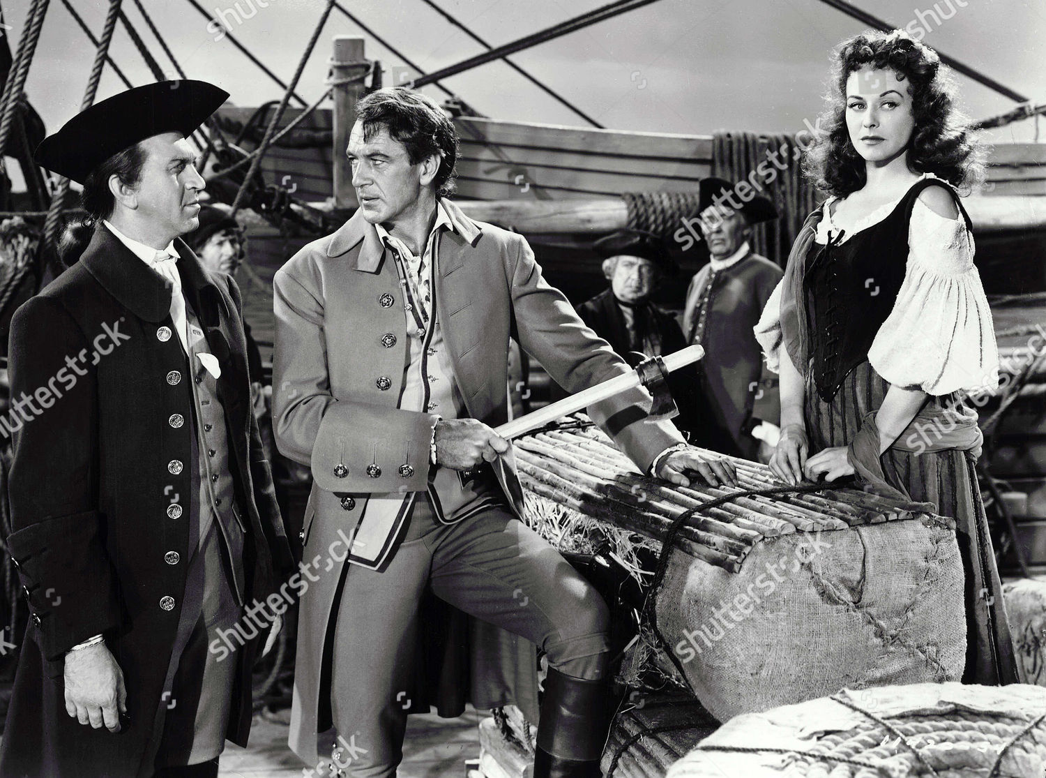 Howard Da Silva Gary Cooper Paulette Editorial Stock Photo - Stock ...