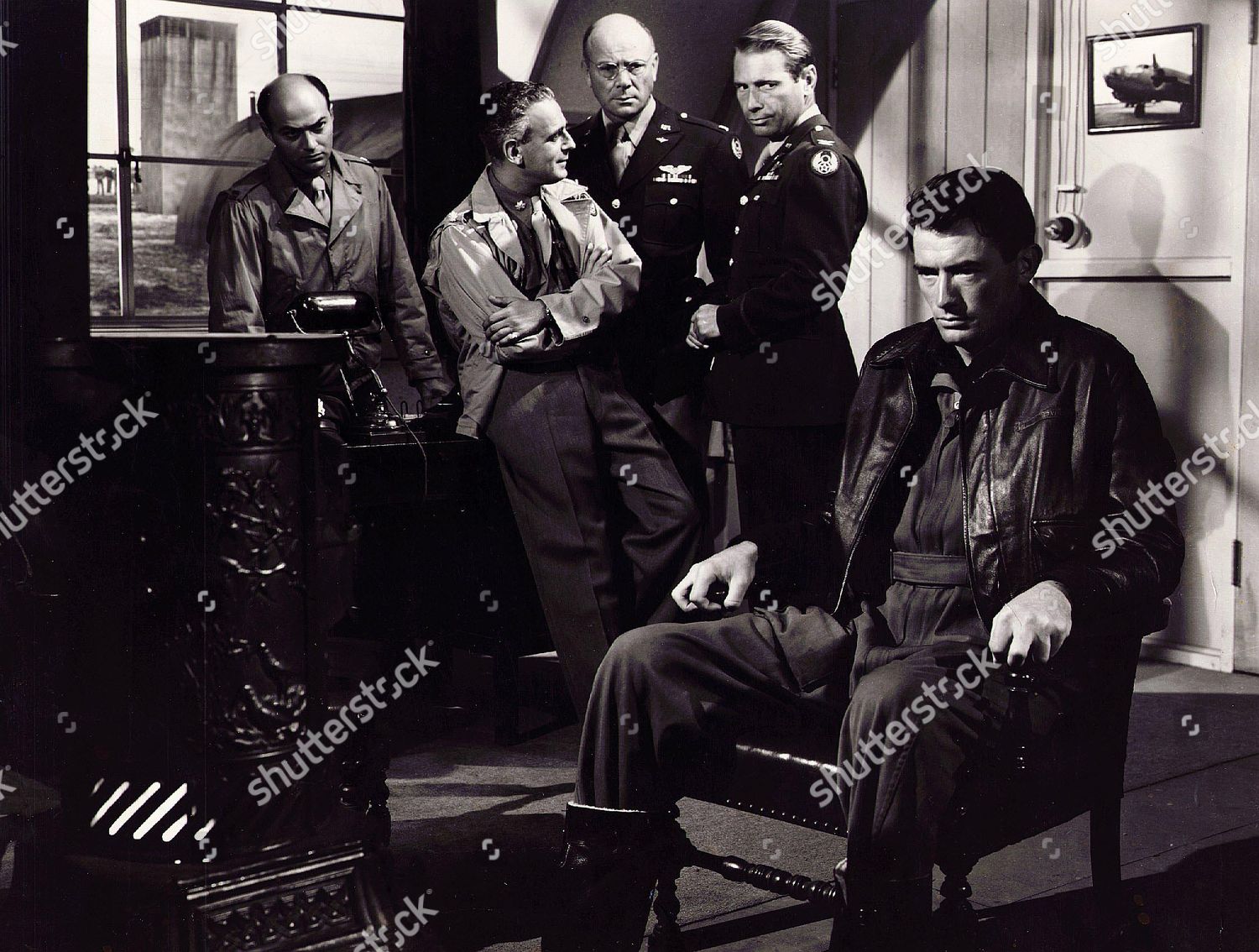 Gregory Peck Paul Stewart Dean Jagger Editorial Stock Photo - Stock ...