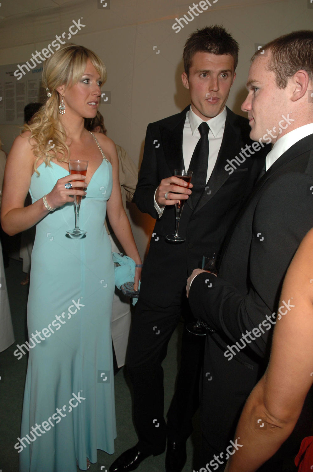 Michael Carrick Lisa Roughhead Wayne Rooney Editorial Stock Photo ...