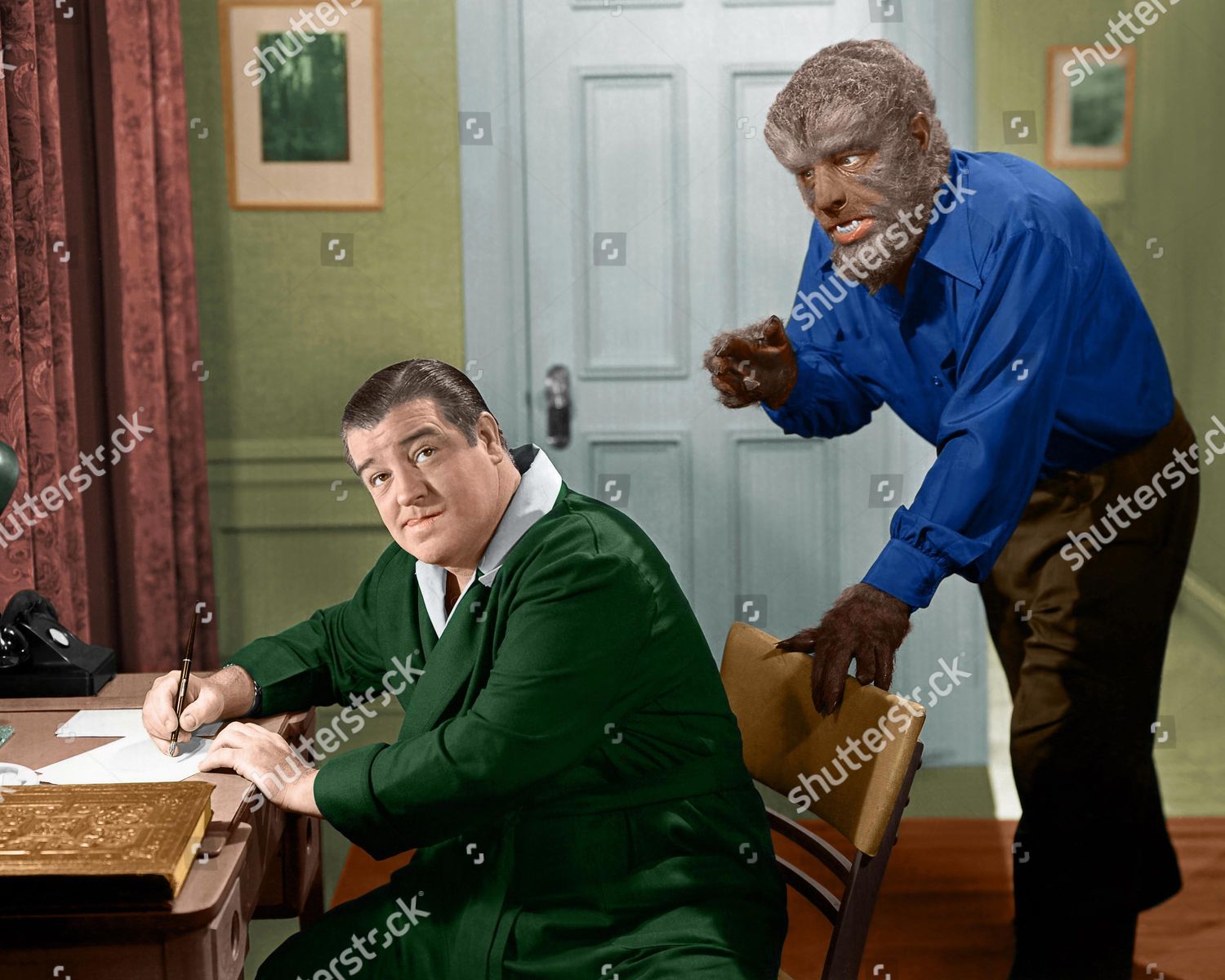 Lou Costello Lon Chaney Jr Editorial Stock Photo - Stock Image ...
