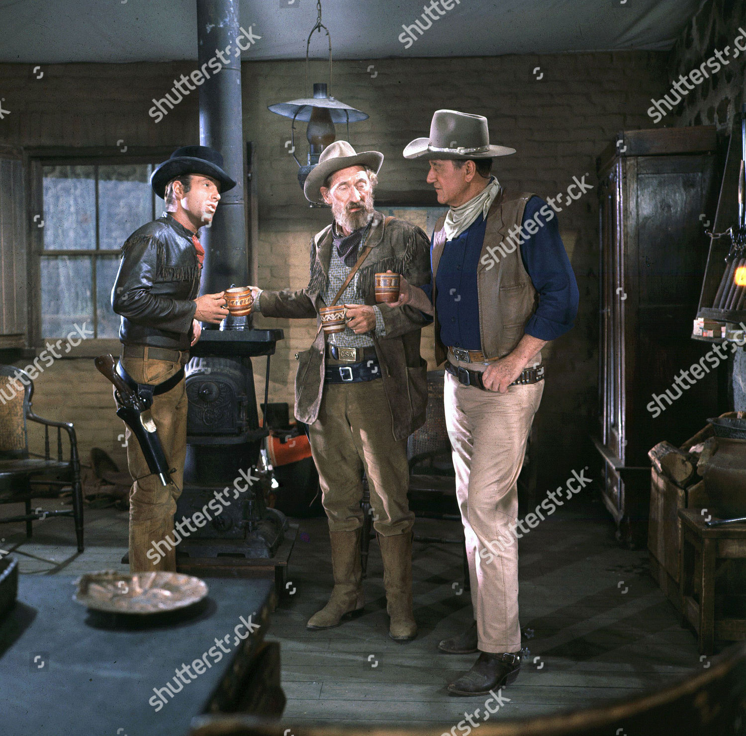 James Caan Arthur Hunnicutt John Wayne Editorial Stock Photo - Stock ...