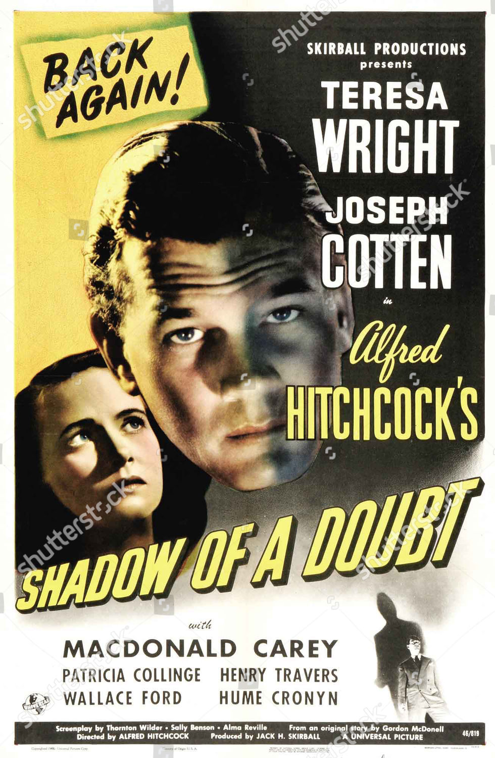 Teresa Wright Joseph Cotten Editorial Stock Photo - Stock Image ...