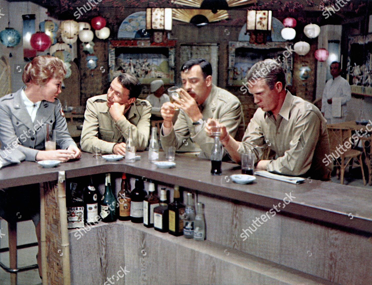 Kipp Hamilton Frank Sinatra Richard Johnson Editorial Stock Photo ...