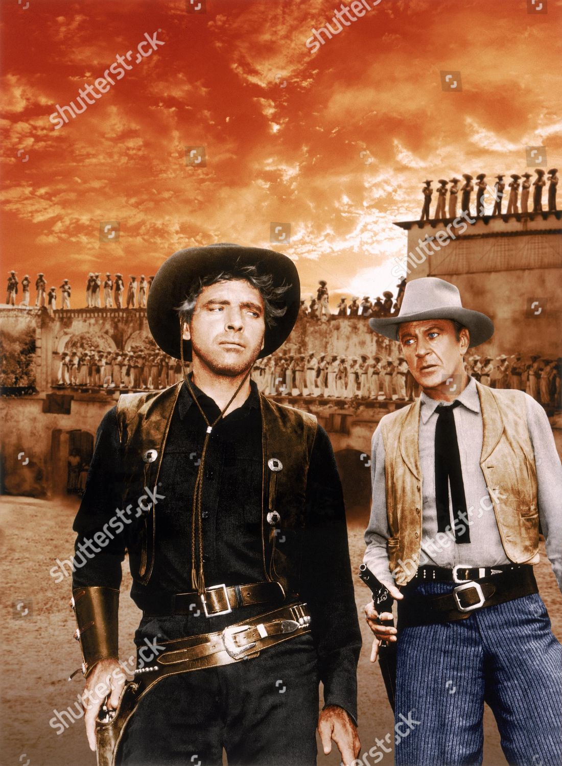 Burt Lancaster Gary Cooper Editorial Stock Photo - Stock Image ...