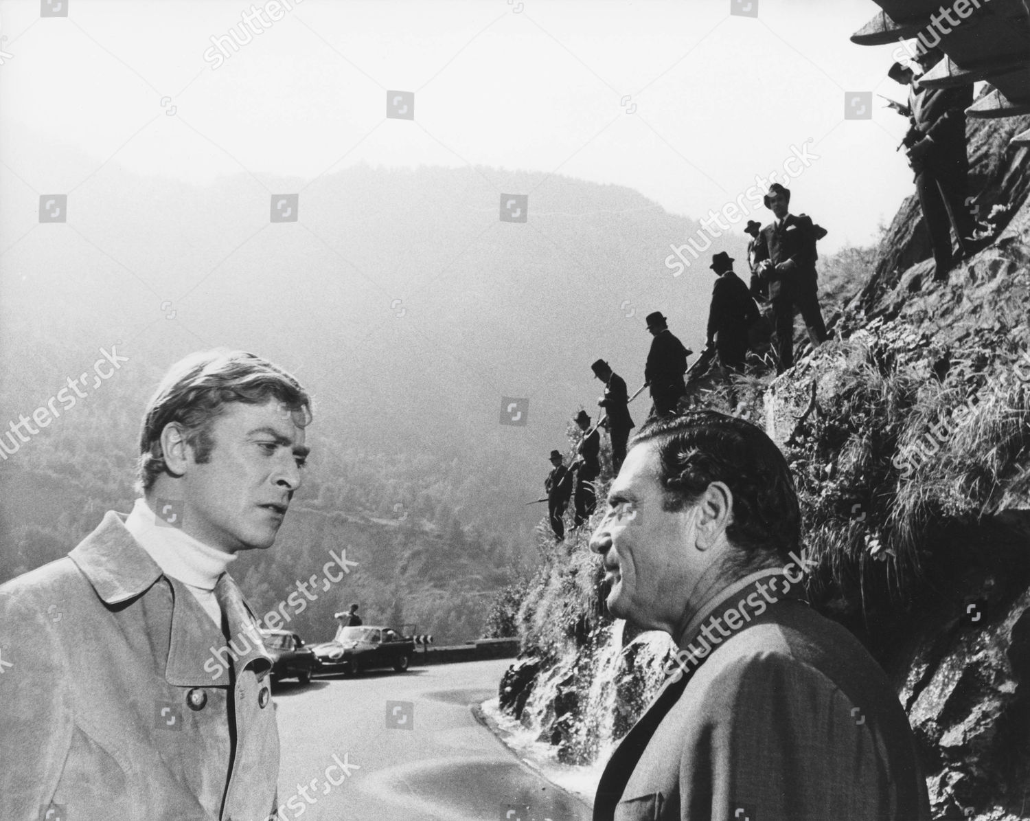 Michael Caine Raf Vallone Editorial Stock Photo - Stock Image ...