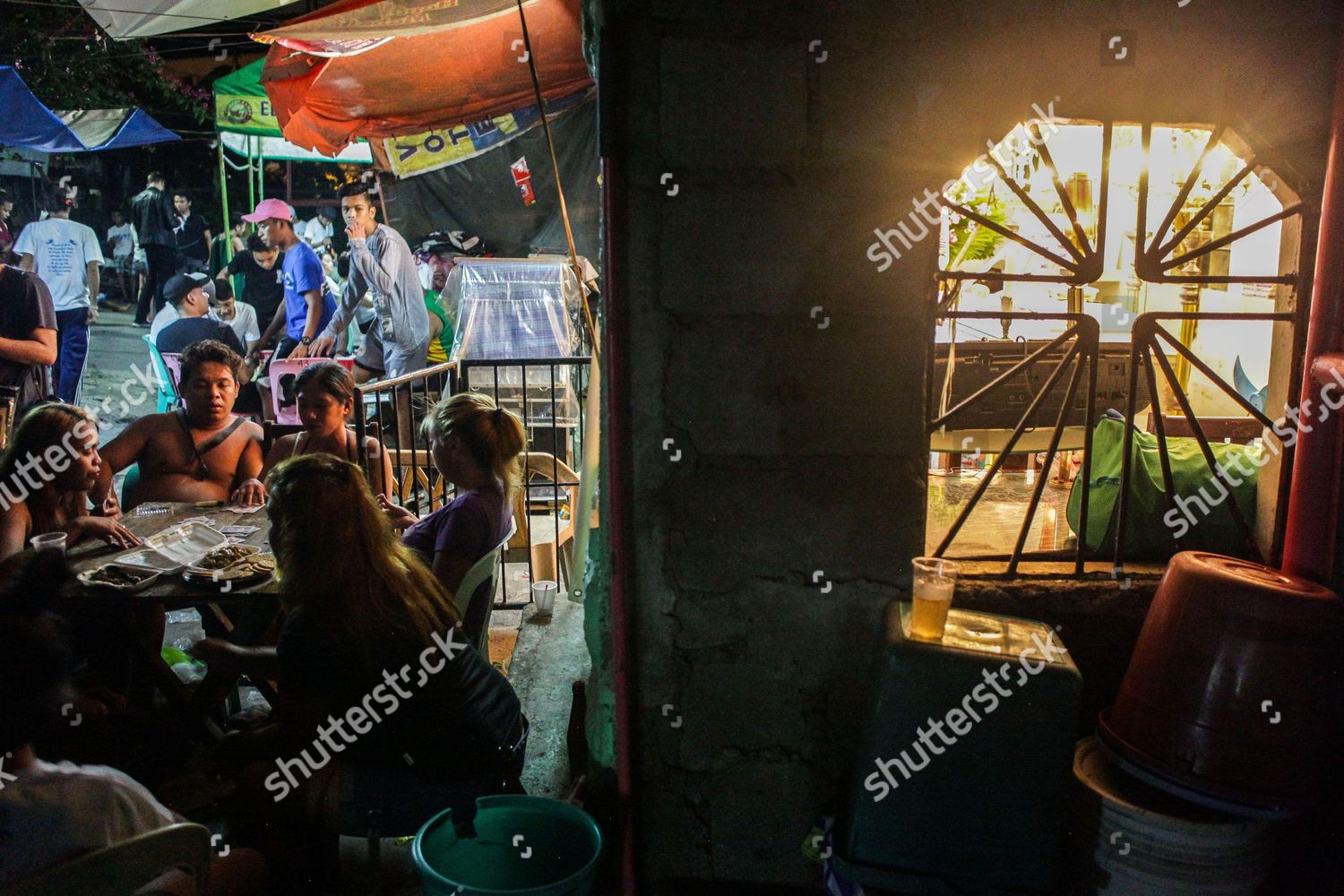 Relatives Eric Quintinita Sison Seen During Editorial Stock Photo ...